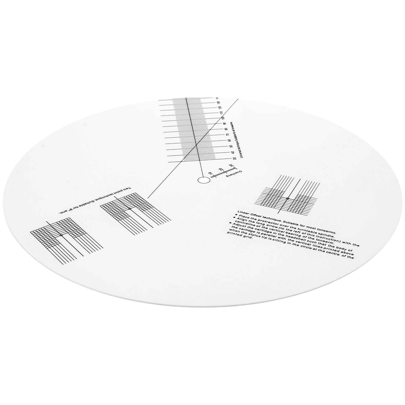 MLINS Turntable Vinyl Mats Phono Detection Ruler Professional Tool 29 ...