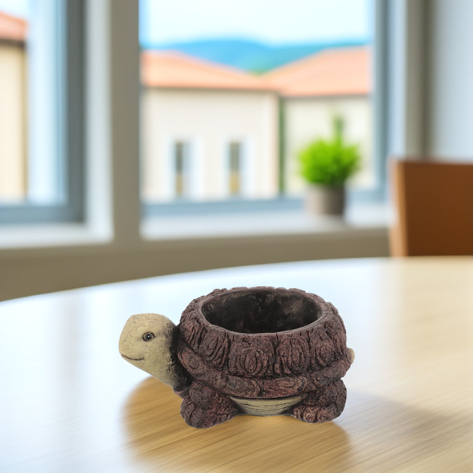 MLINS Turtle Pot Flower Rustic Plant Succulent Planters Pots Office ...