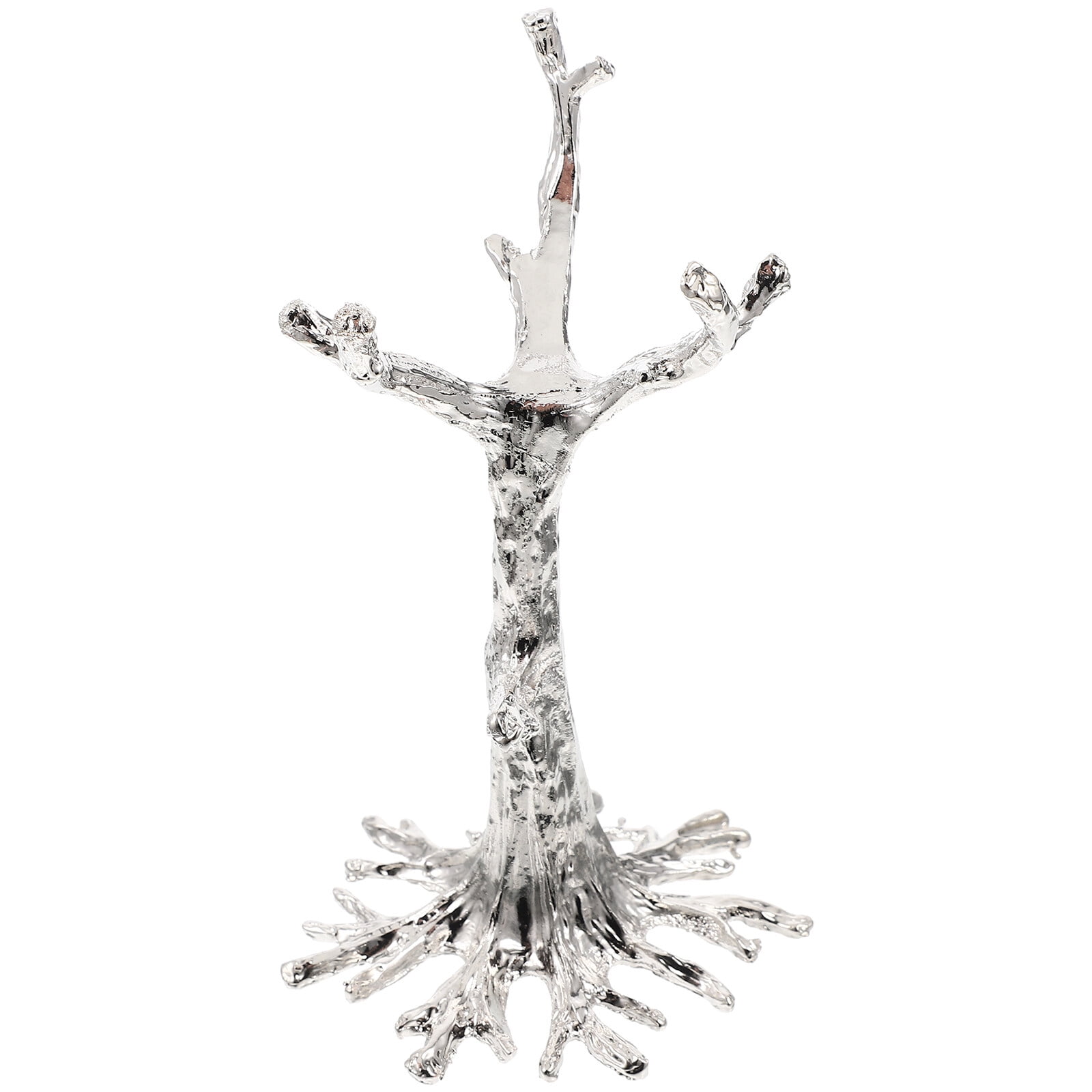 MLINS Twig Crystal Sphere Holder Tree Stand Silver Desktop Ball Base ...