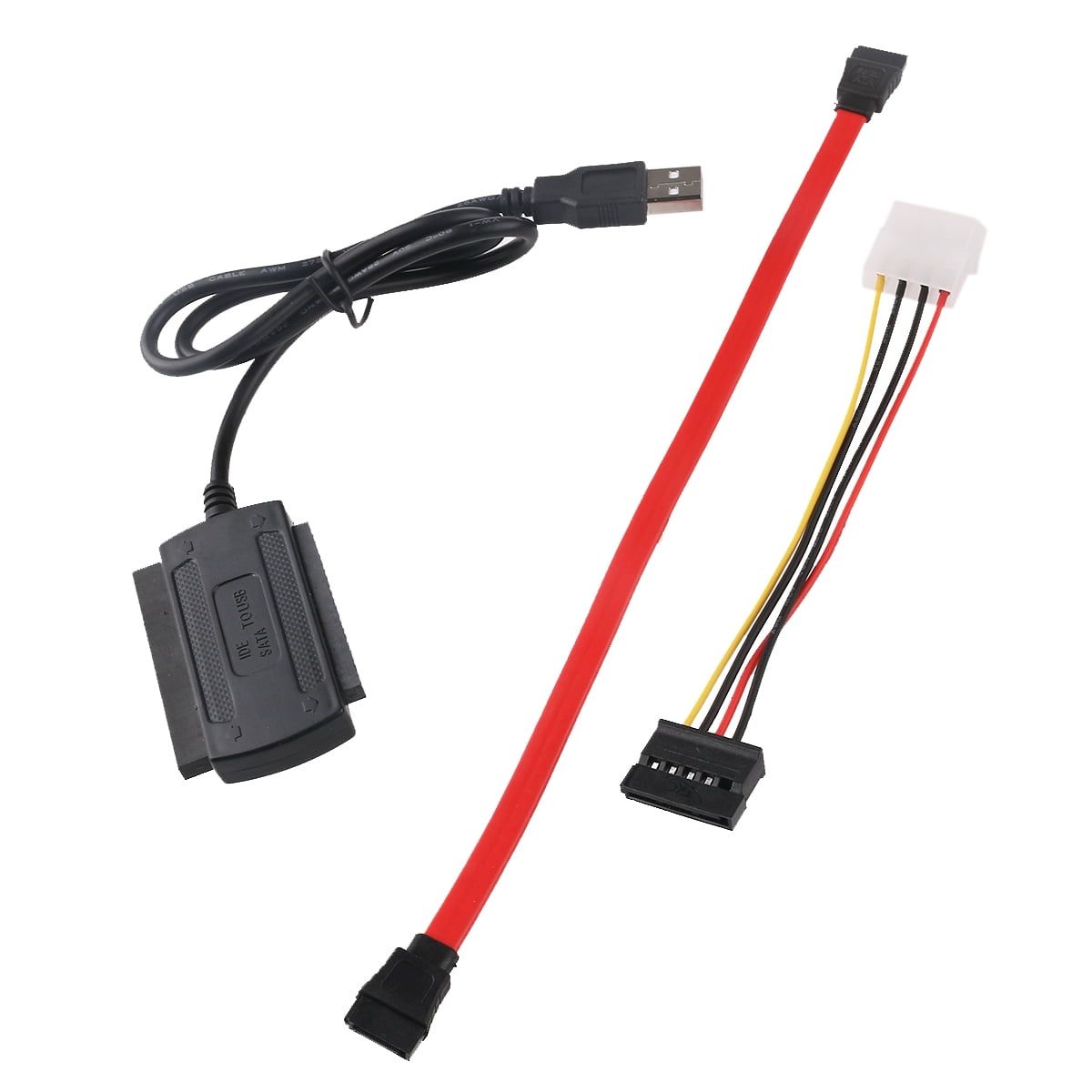 MLINS USB 2.0 to 2.5" 3.5" HDD Hard Disk Converter Adapter Cable Set ...