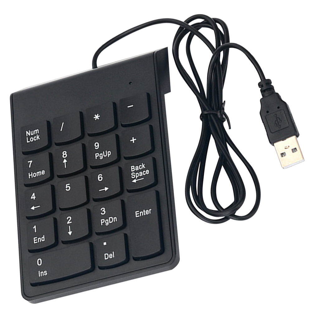 MLINS USB Digital Keyboard 18 Key Universal Keyboard Practical Numeric ...