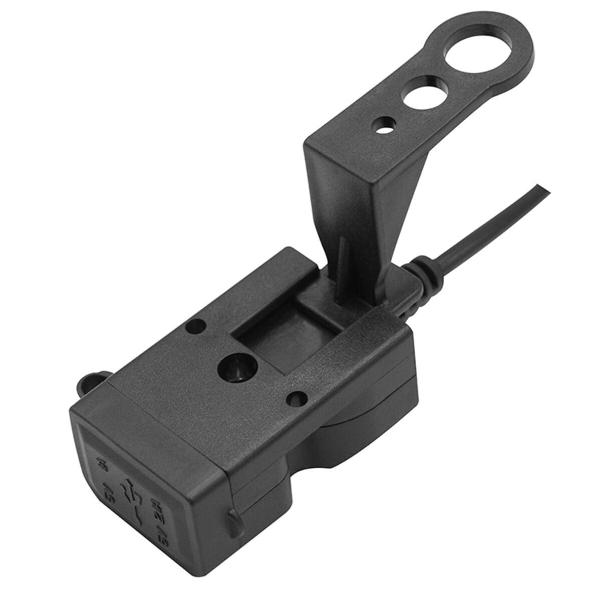 MLINS USB Motorcycle Charger Handlebar Rear Mirror Waterproof Dual ...