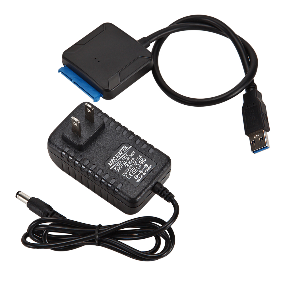 MLINS USB3.0 to Adapter Cord 3.5 Inch Laptop Hard Drive Data Cable USB ...