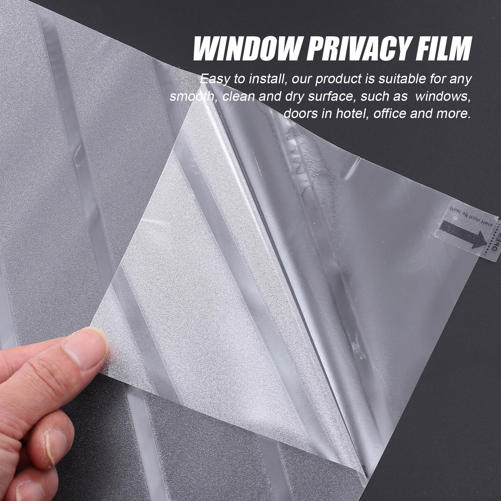 MLINS UV Privacy Film Window Sticker Smooth Surface Office - Walmart.com