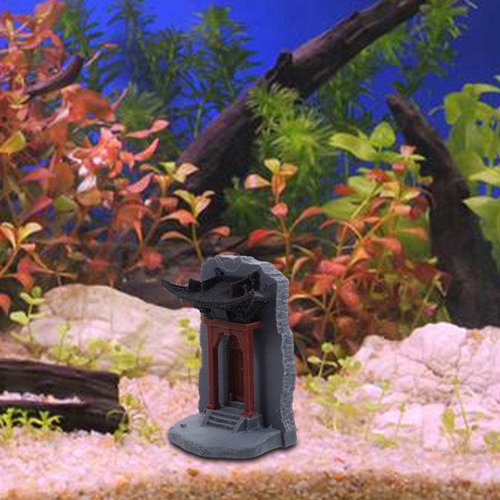 MLINS Underwater Landscape Gate Aquarium Decorations Fish Tank Gate ...