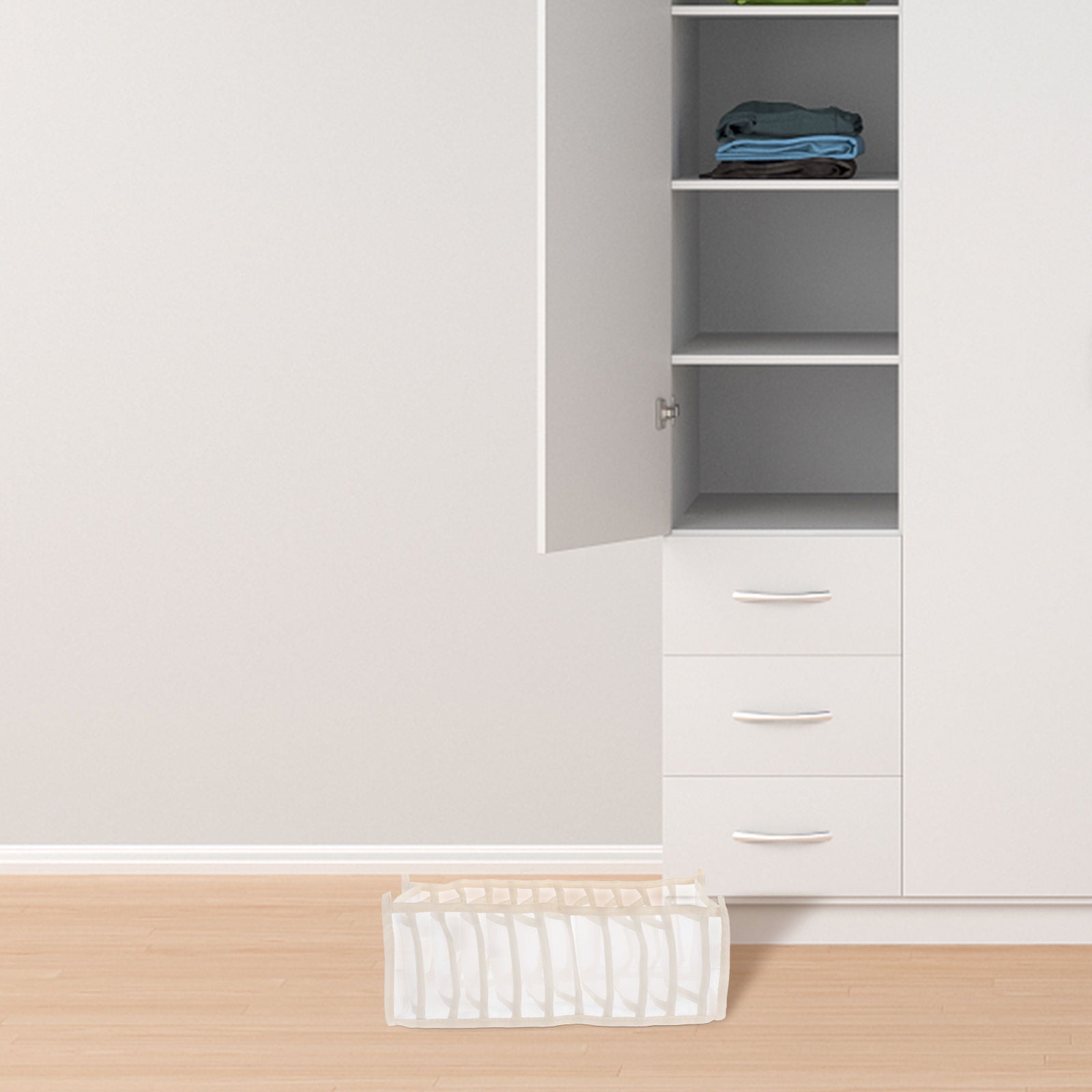 MLINS Underwear Storage Case Socks Storage Tray Multiple Grids Bra ...