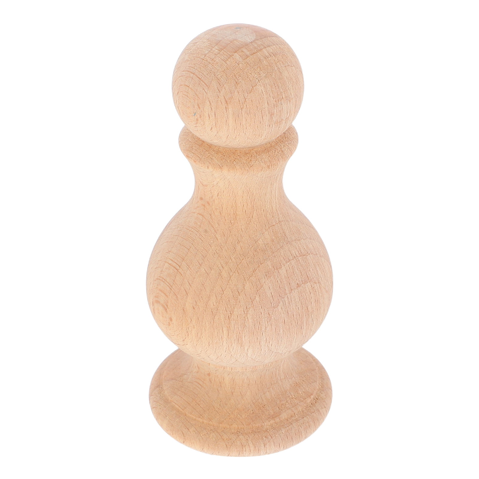 MLINS Unfinished Wood Finials Decorative Unpainted Wooden Spindle For ...