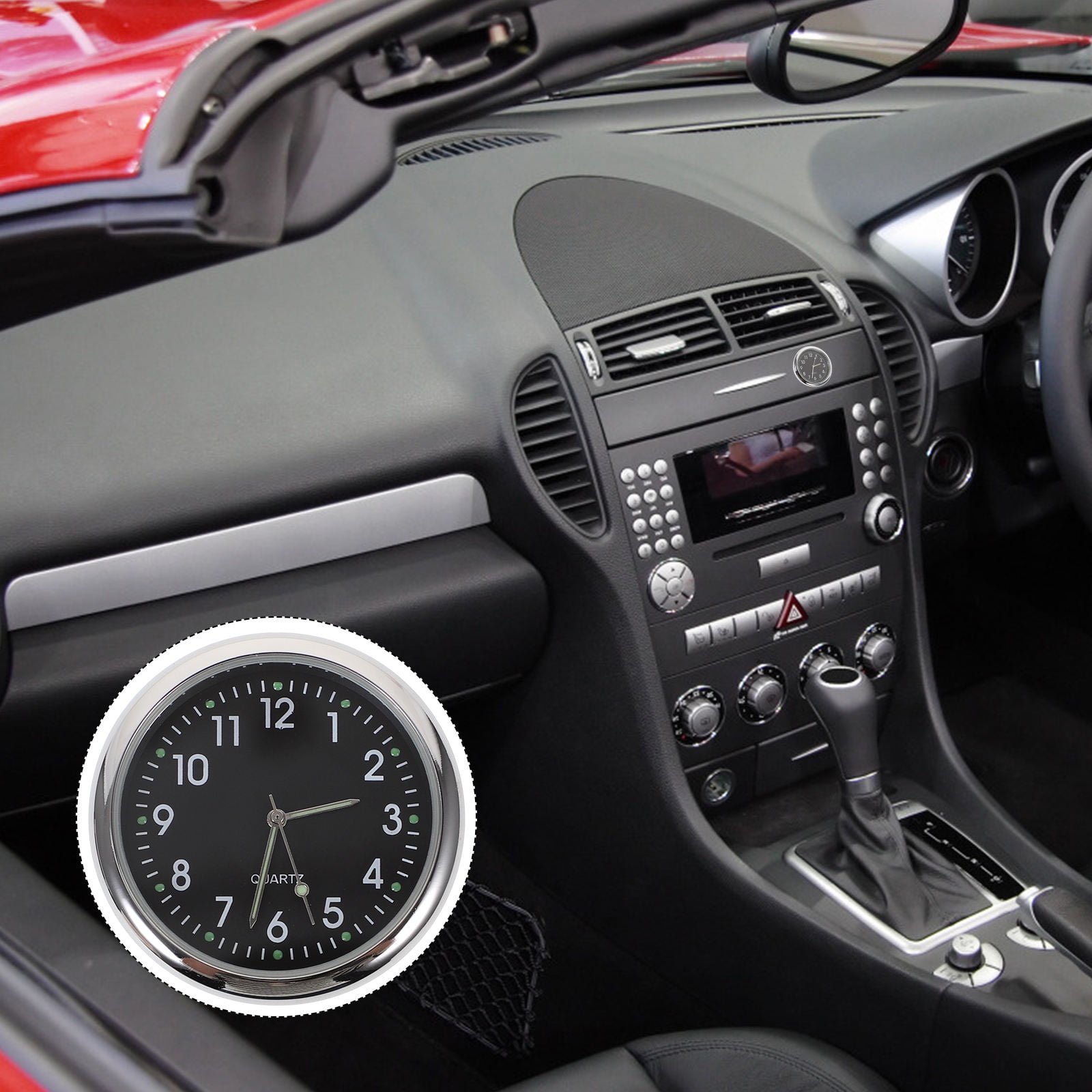 MLINS Universal Car Dashboard Clock Car Electronic Clock Luminous ...