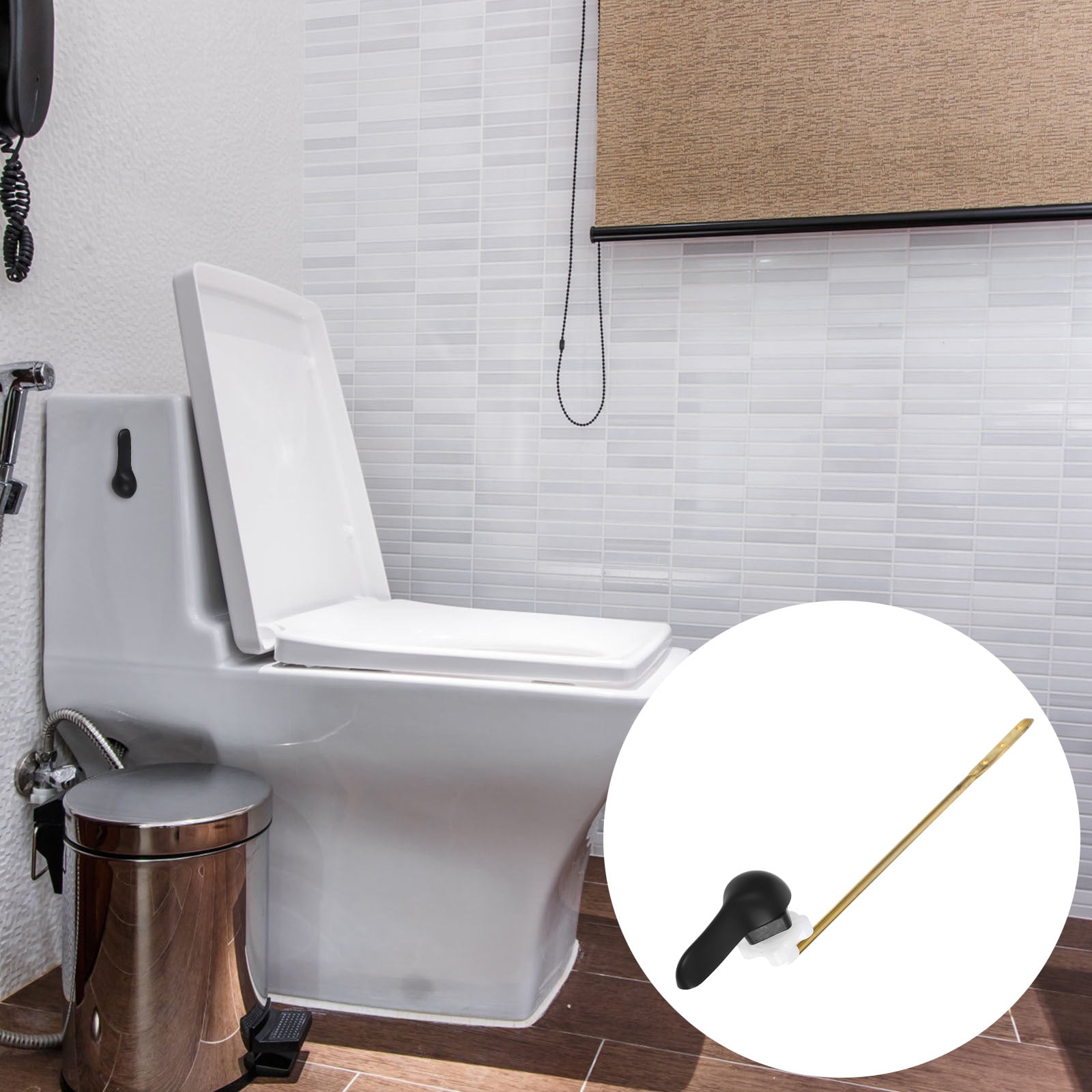 MLINS Universal Front and Side Mount Toilet Tank Lever Handle ...