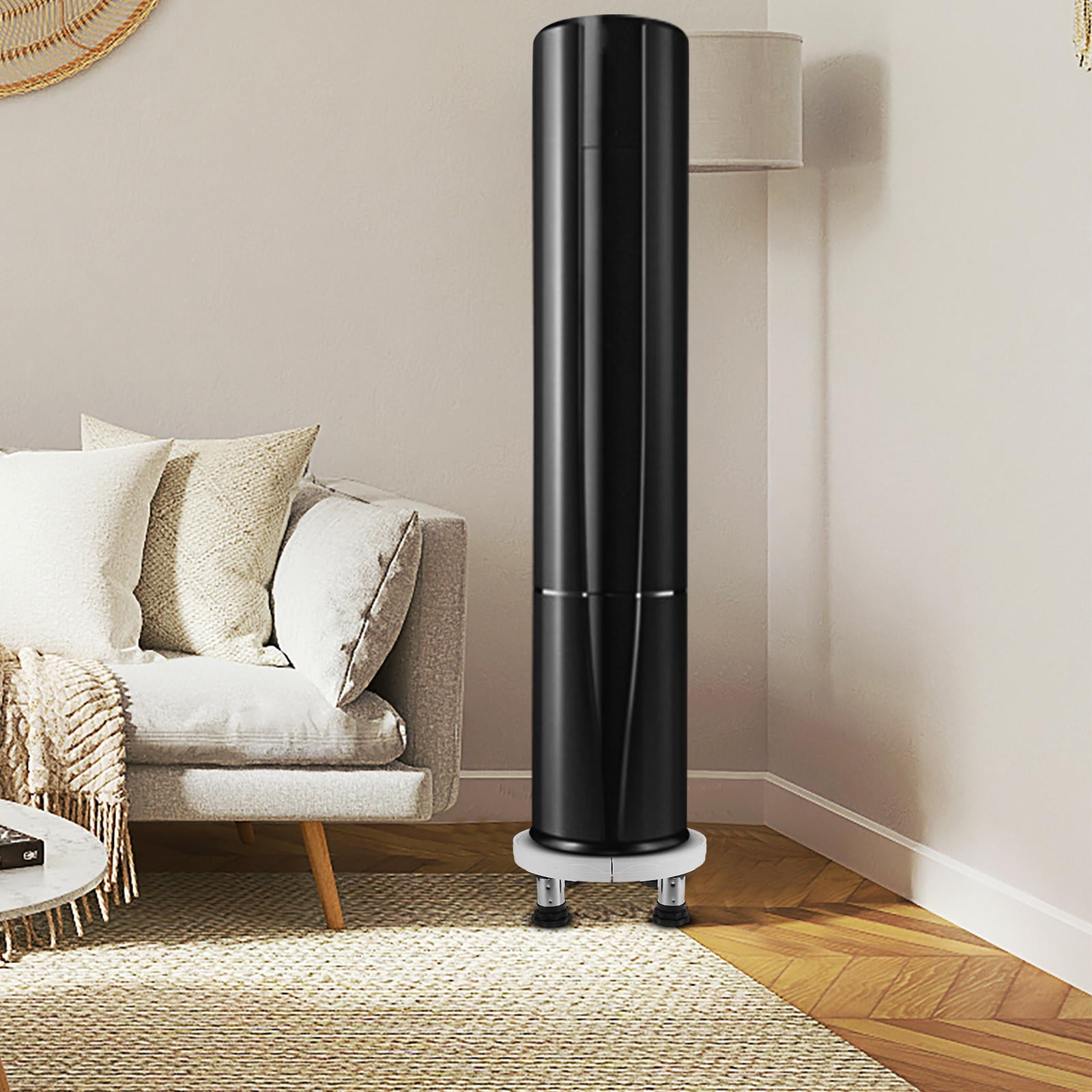 MLINS Universal Round Air Conditioner Base Stand Adjustable Height Legs ...