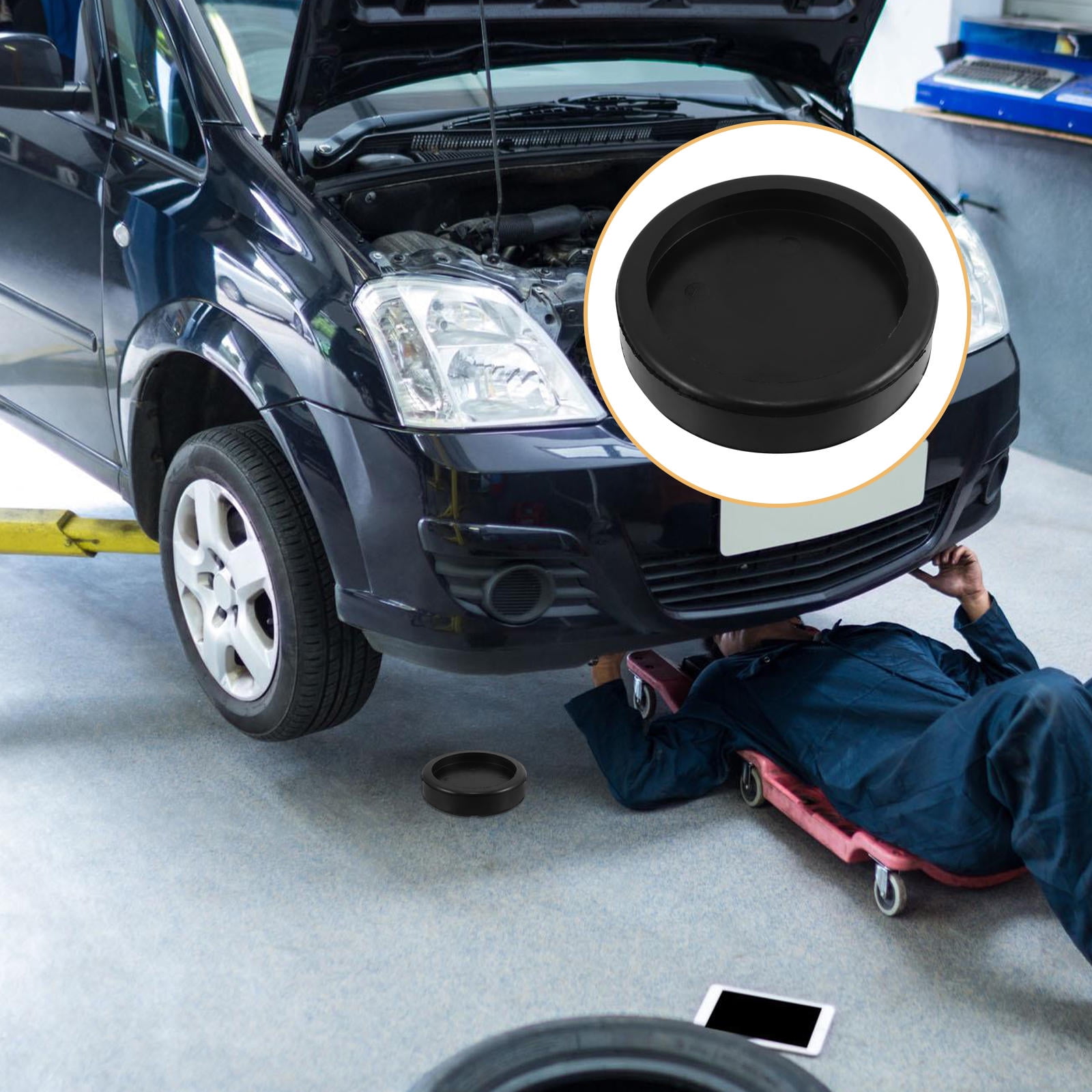 MLINS Universal Rubber Lift Pads For Automotive Lifts Anti Slip And ...