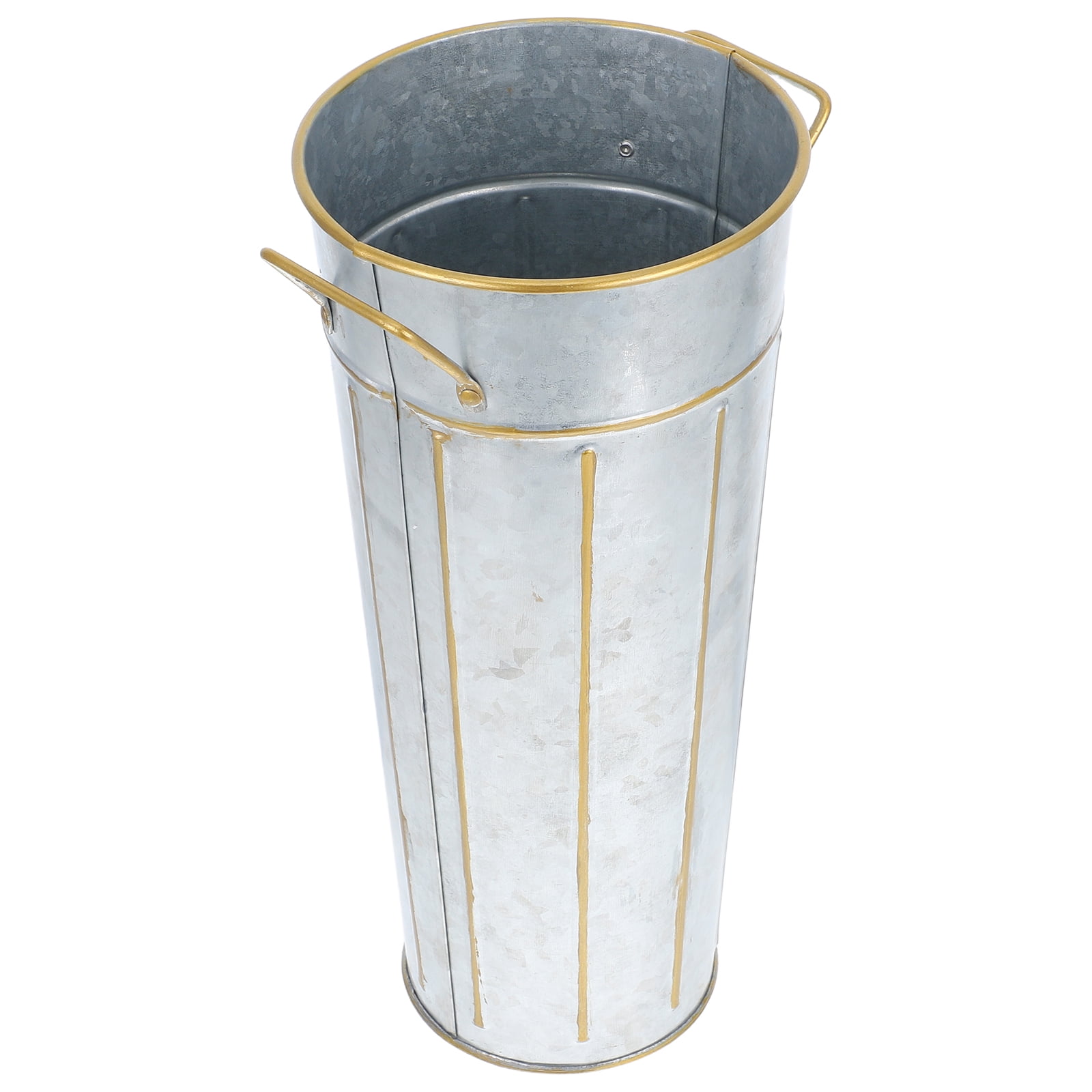 MLINS Vintage Tin Vase Flower Bucket Rustic Arrangement - Walmart.com