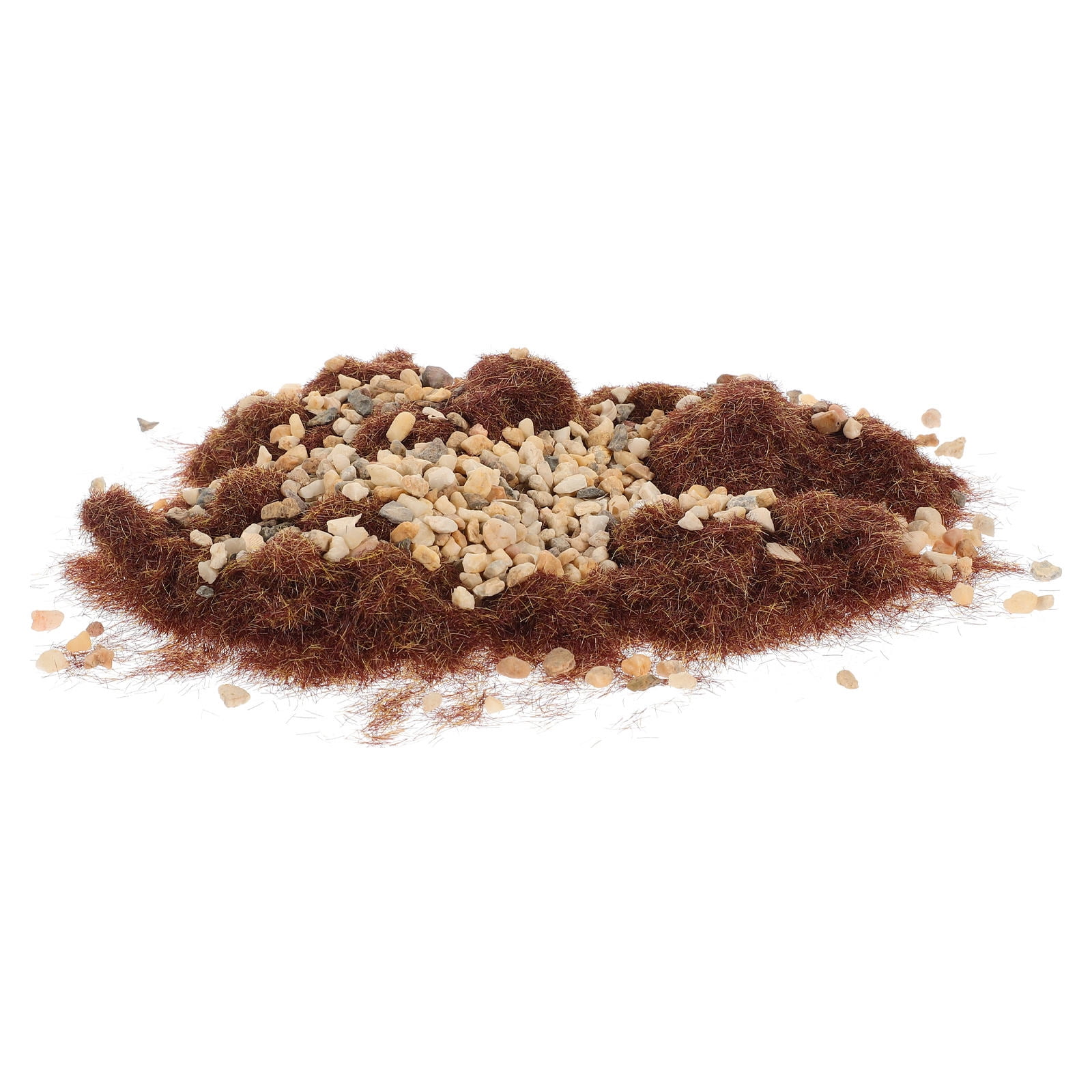 MLINS Vivid Fake Grass Terrain Model Kit Static Artificial Turf Brown ...