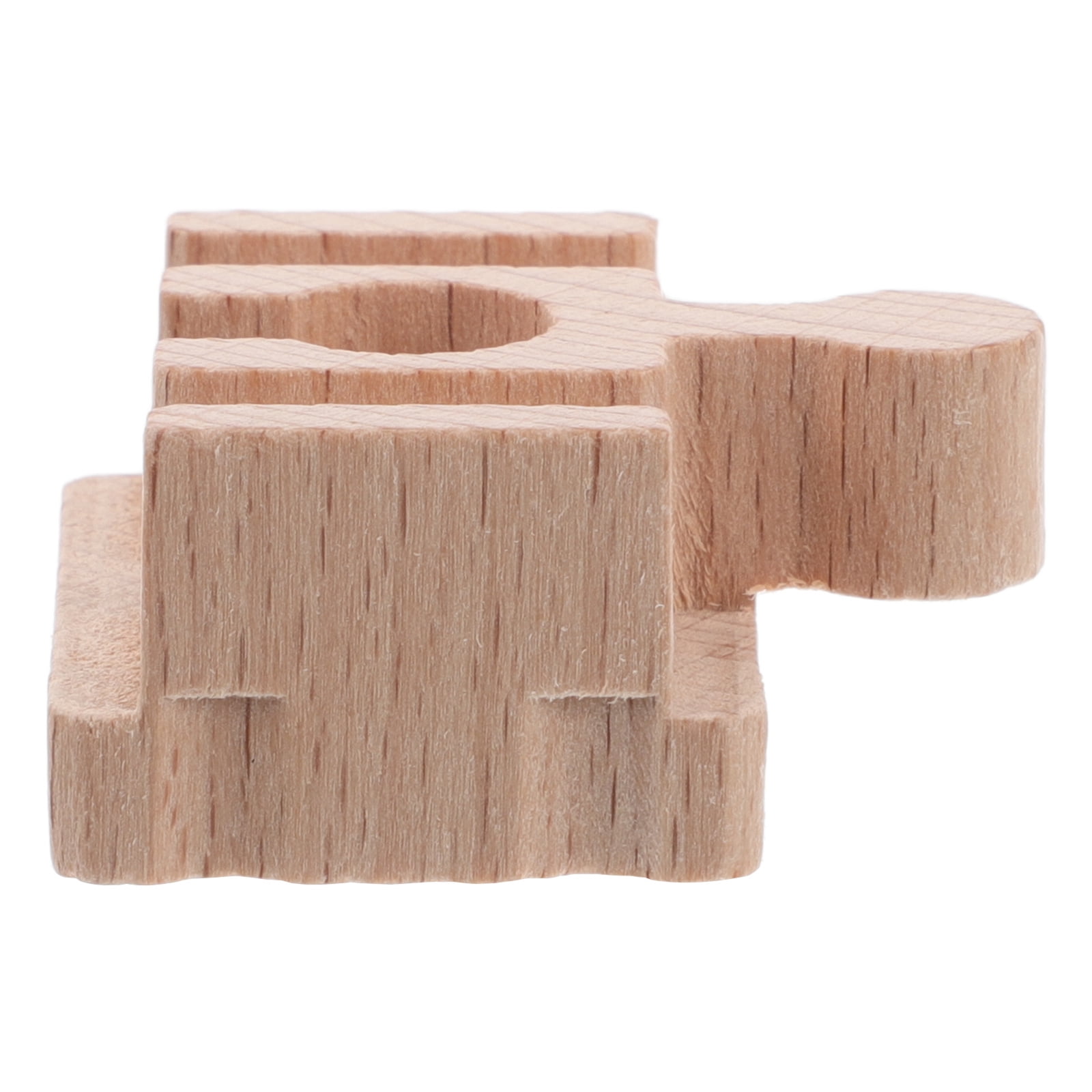 MLINS WORGEOUS Short Straight Wooden Train Track Connectors 1 Set ...