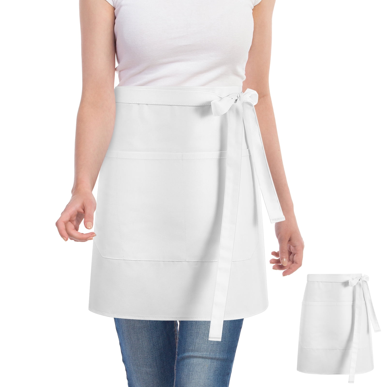 MLINS Waist Apron Half Chef Apron Waitress Apron Catering Apron Server ...