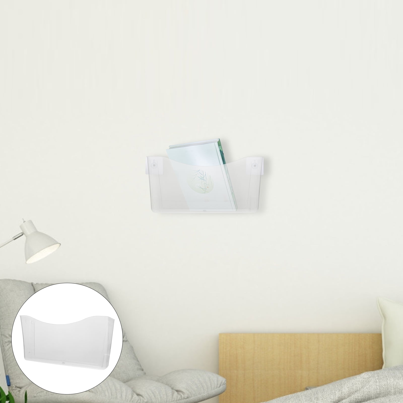 MLINS Wall Document Rack Flyer Holder File Folder Hanging File Folder ...