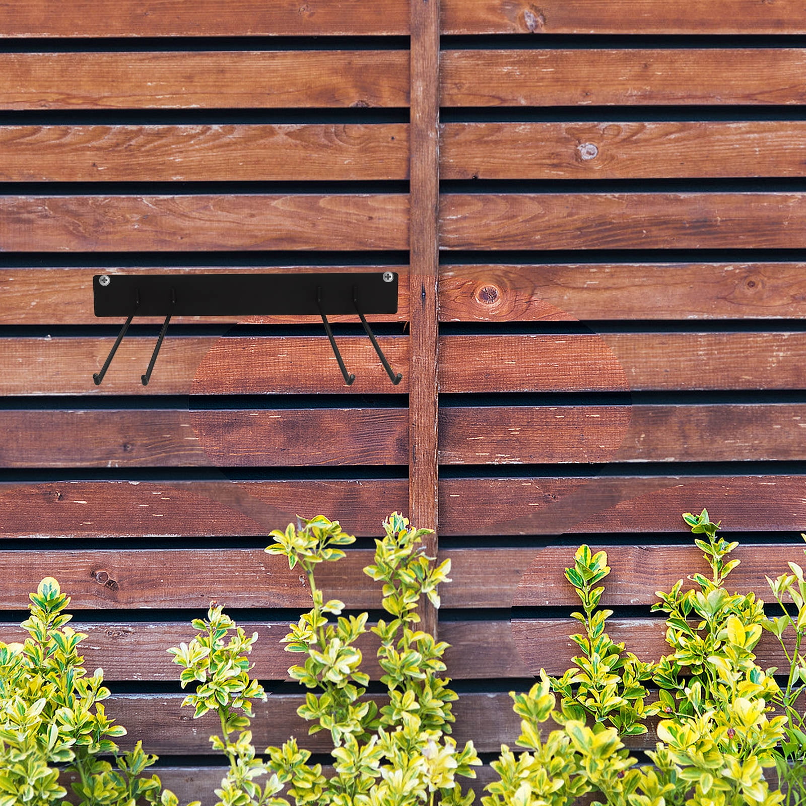 MLINS Wall Mount Garden Tool Organizer Heavy Duty Metal Storage Rack ...