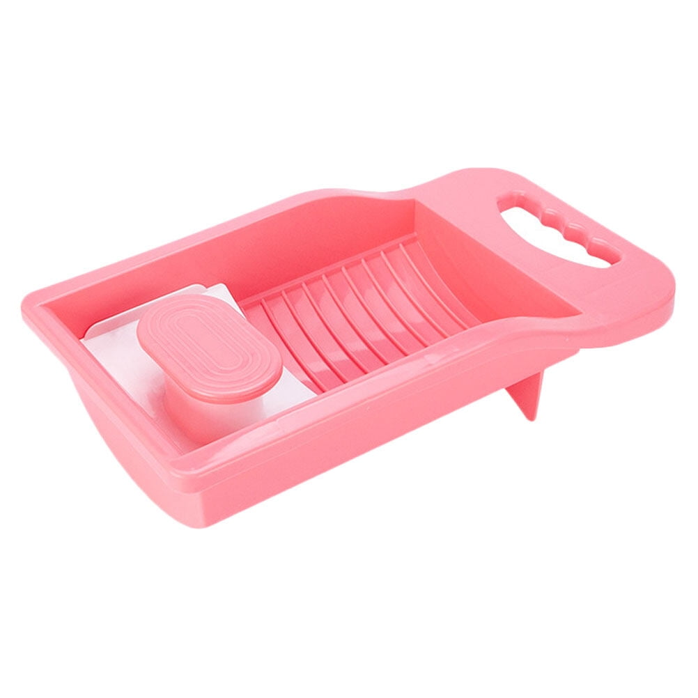 MLINS Washboard Scrubbing Washing Laundry Clothes Child Travel Pink ...