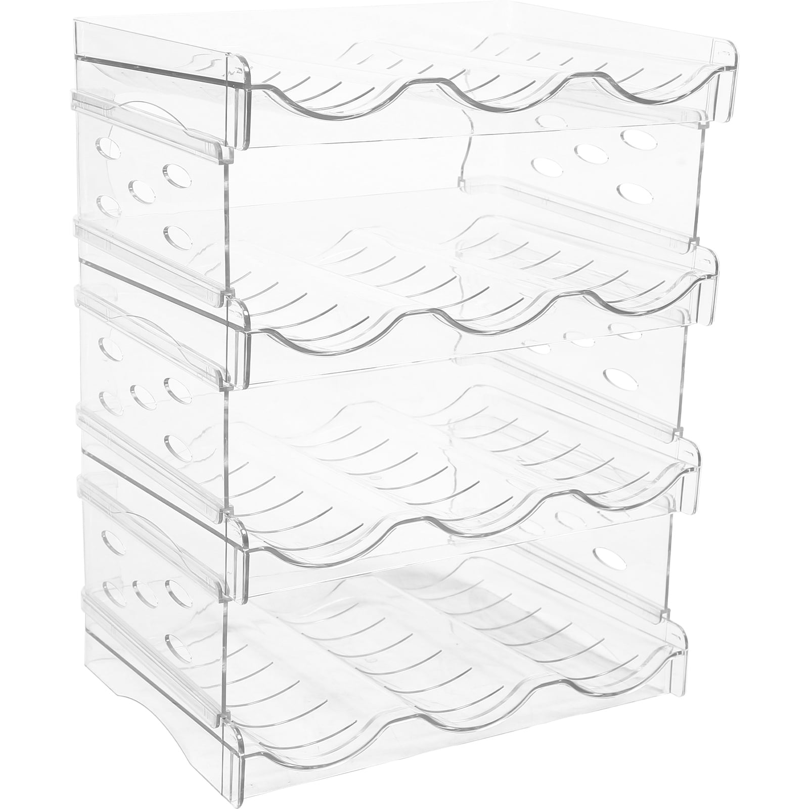 MLINS Water Bottle Display Stand Storage Bathroom Organizer Wine ...