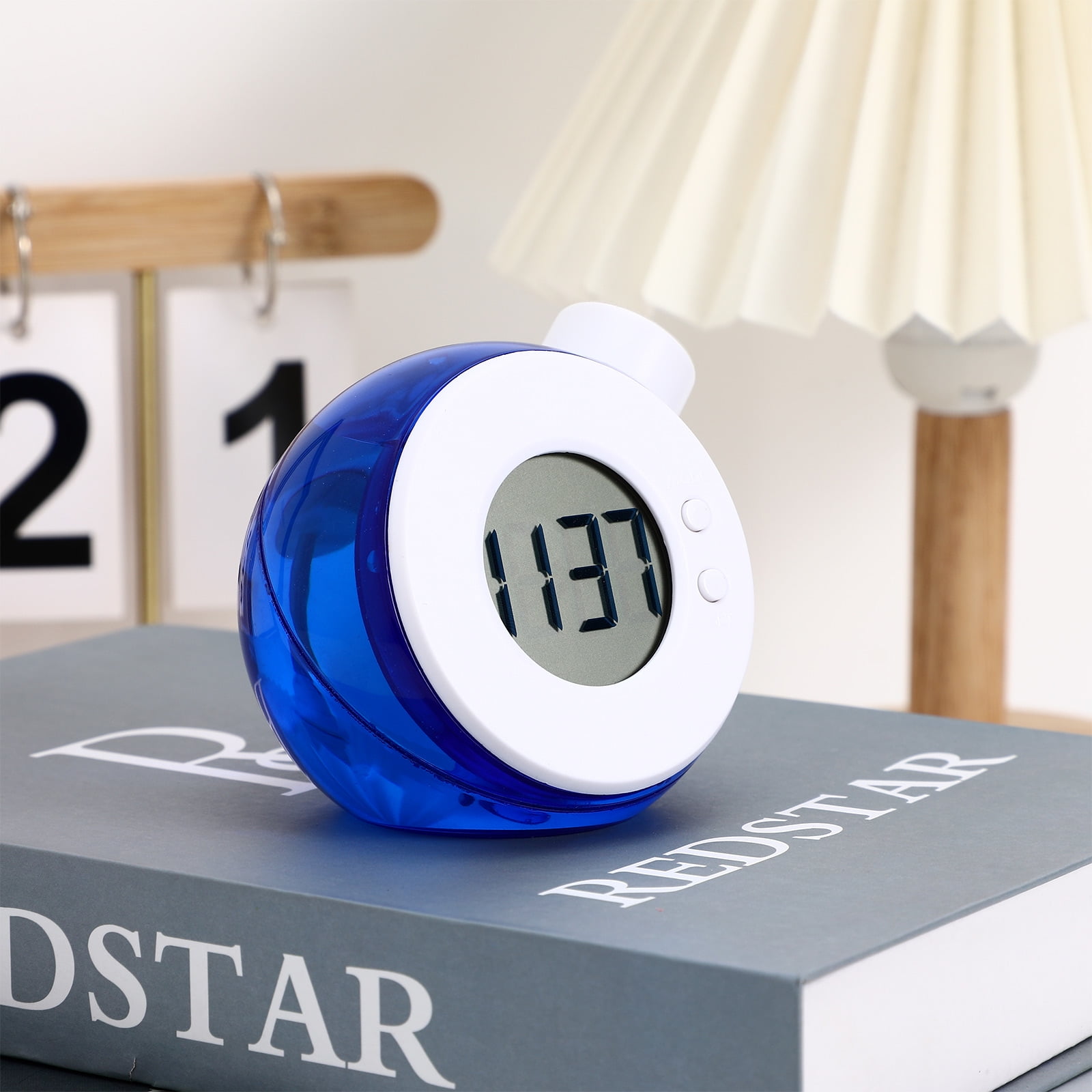 MLINS Water Energy Clock with LED Display for Time Measure Use Blue ...