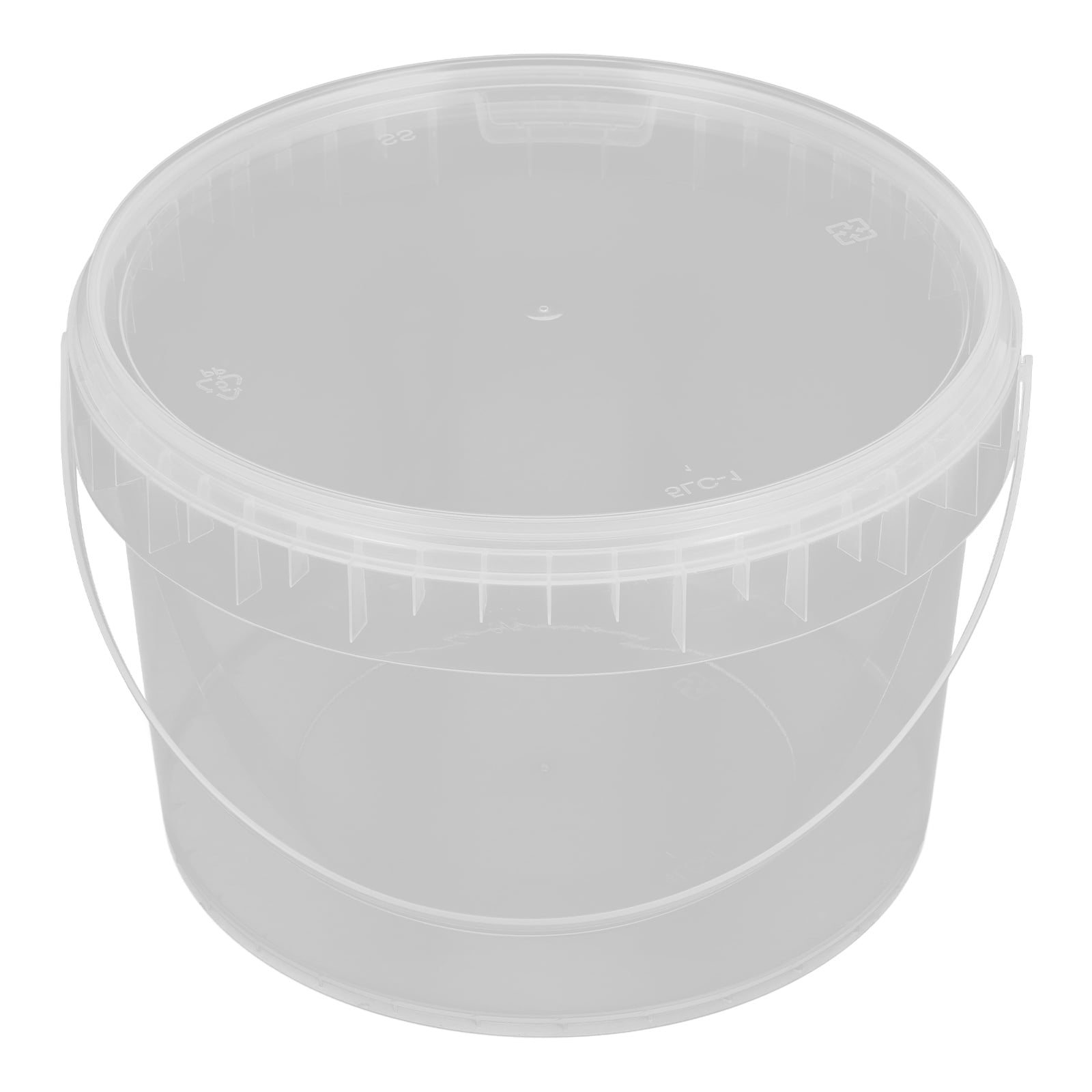 MLINS Water Food Bucket with Lid Handle Reusable Water Container ...