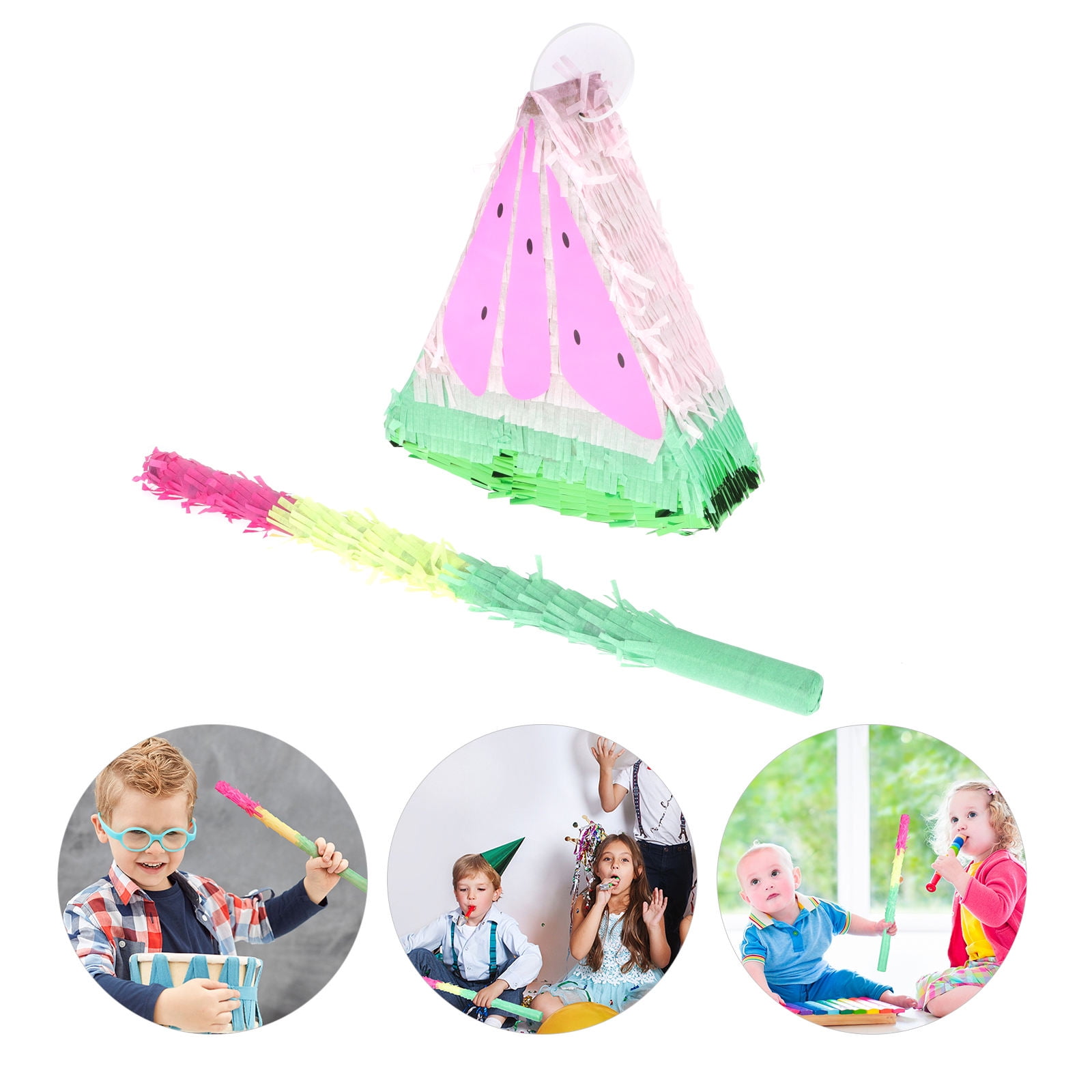 MLINS Watermelon Pinata Toy for Kids Made of Aluminum Foil Perfect for ...