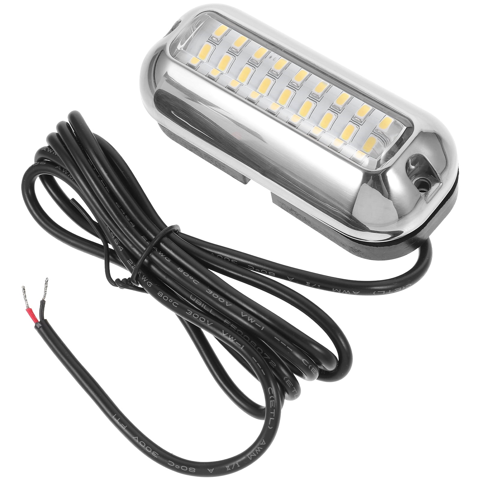 MLINS Waterproof Marine Lights LED Underwater Lighting Boat Transom ...