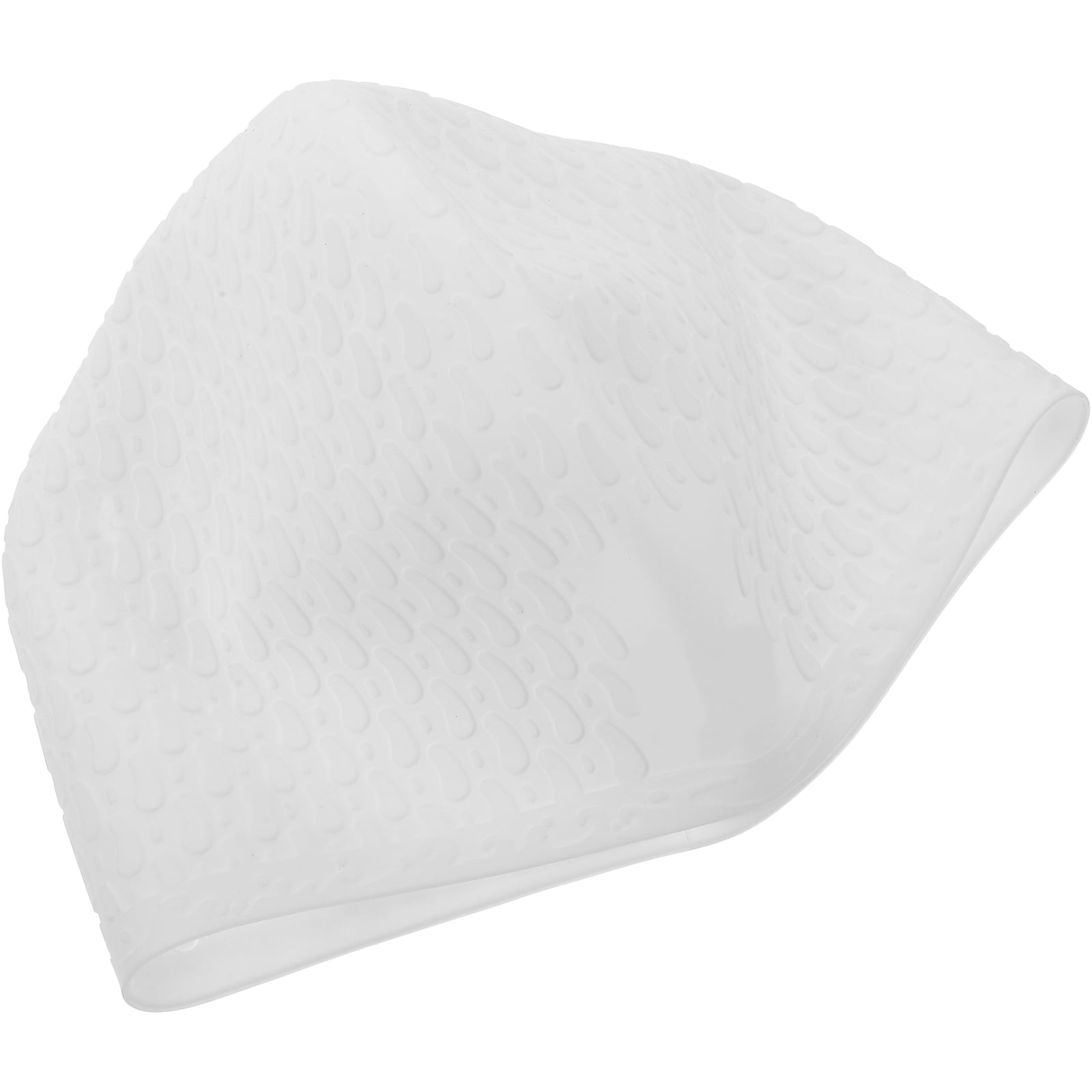 MLINS Waterproof Silicone Swim Cap For Women Men Comfortable Swim Cap ...