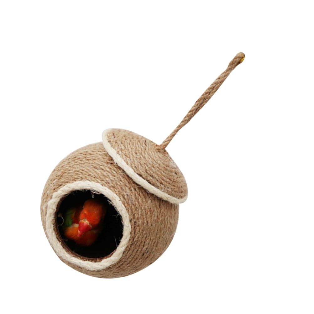 MLINS Weaving Rope Bird Sleeping Nest Parrot Hammock Birds Nest Pet ...