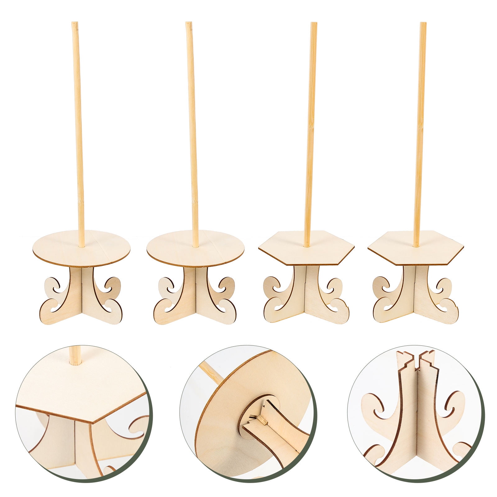 MLINS Wedding Donut Display Rack for Cafe Shop Light Yellow Plastic ...