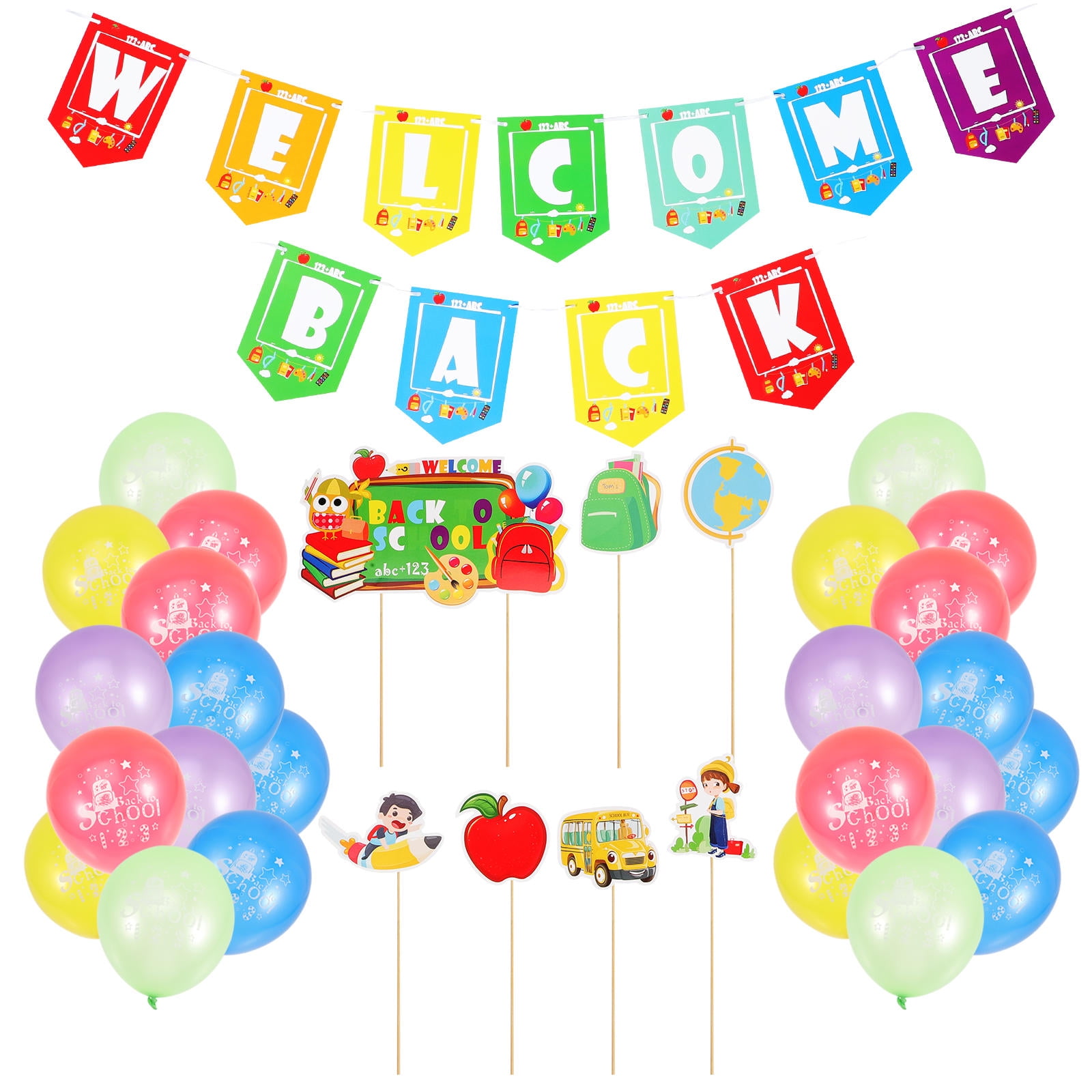 MLINS Welcome Party Decoration Back to School Party Banner 16x11.5cm ...