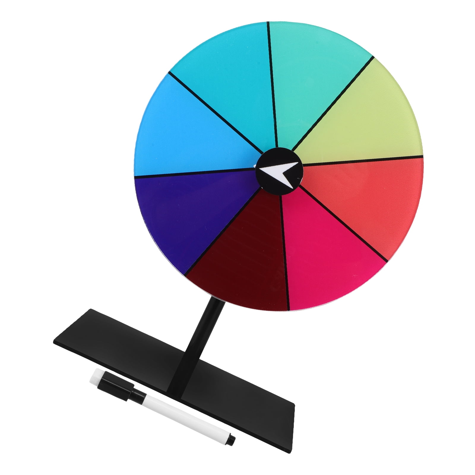 MLINS Multi Color Acrylic Carnival Game Wheel Spinner for Party Use ...