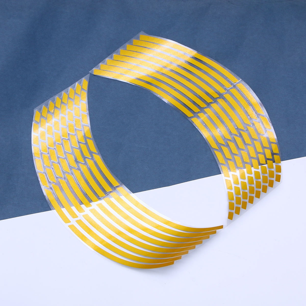 MLINS Wheel Hub Decorative Strip Motorcycle Hubs Car Stickers Yellow ...