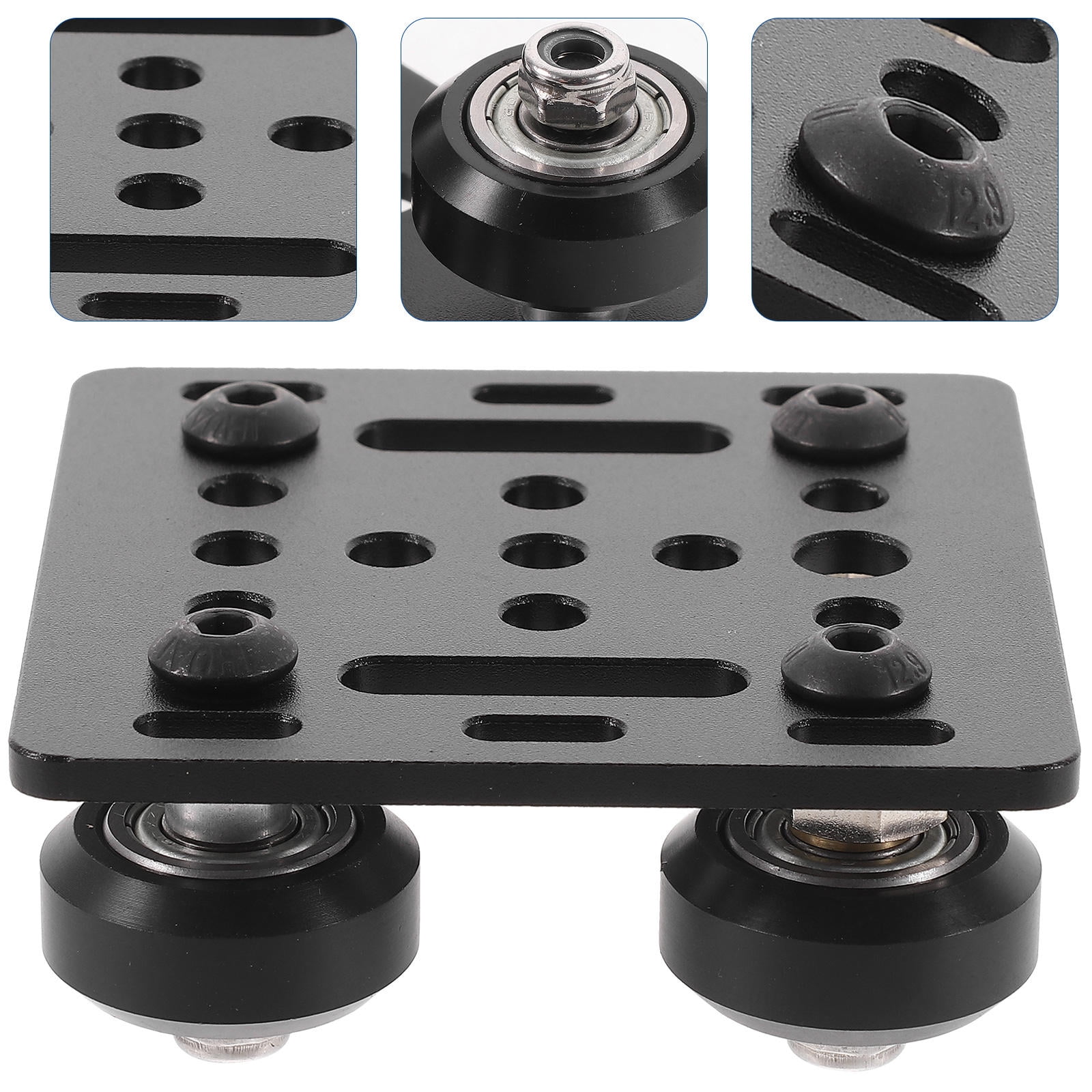 MLINS Wheels Plates Slotted Aluminum Profile Pulley Printer Gantry ...