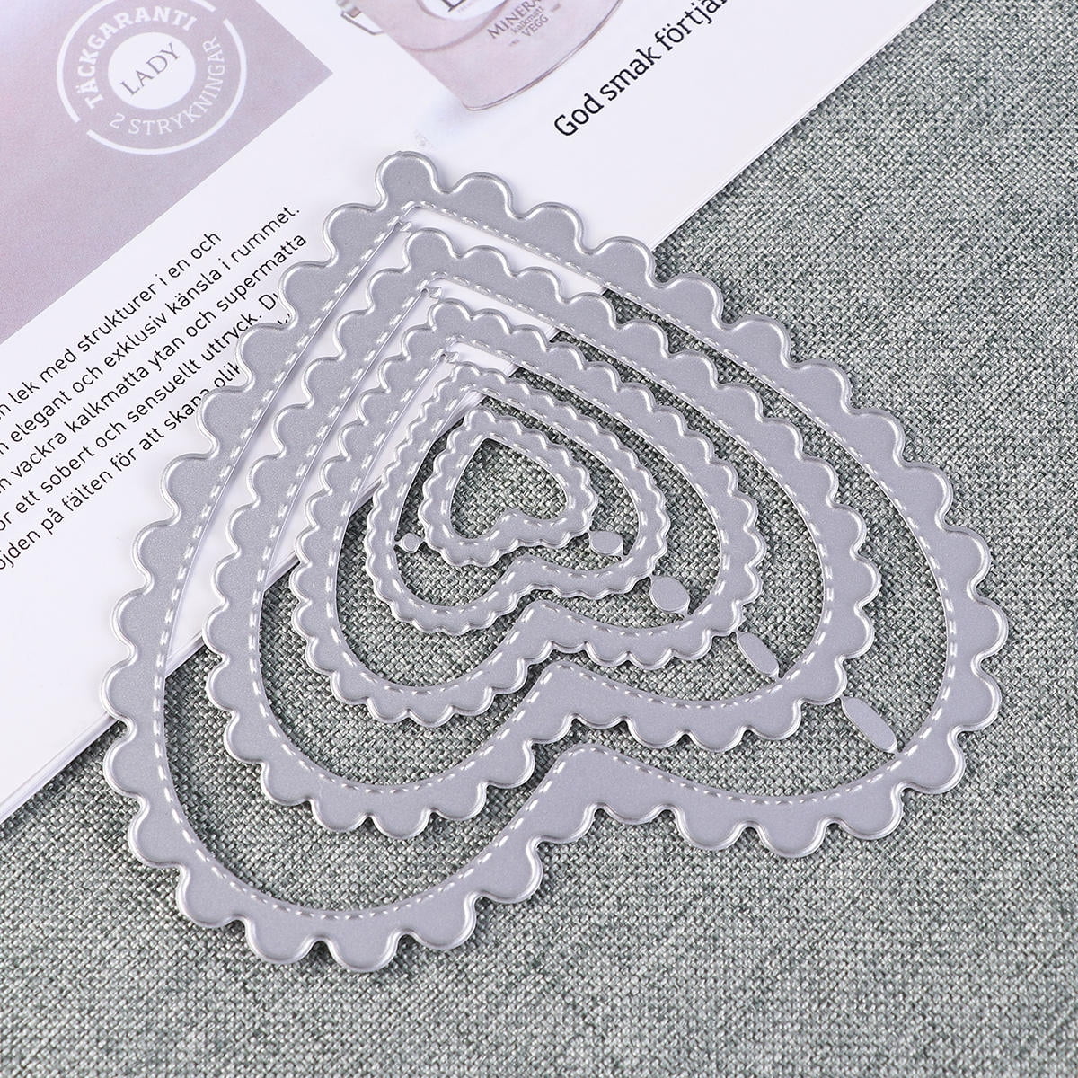 MLINS White Carbon Steel Cutting Dies for Embossing Perfect for DIY ...
