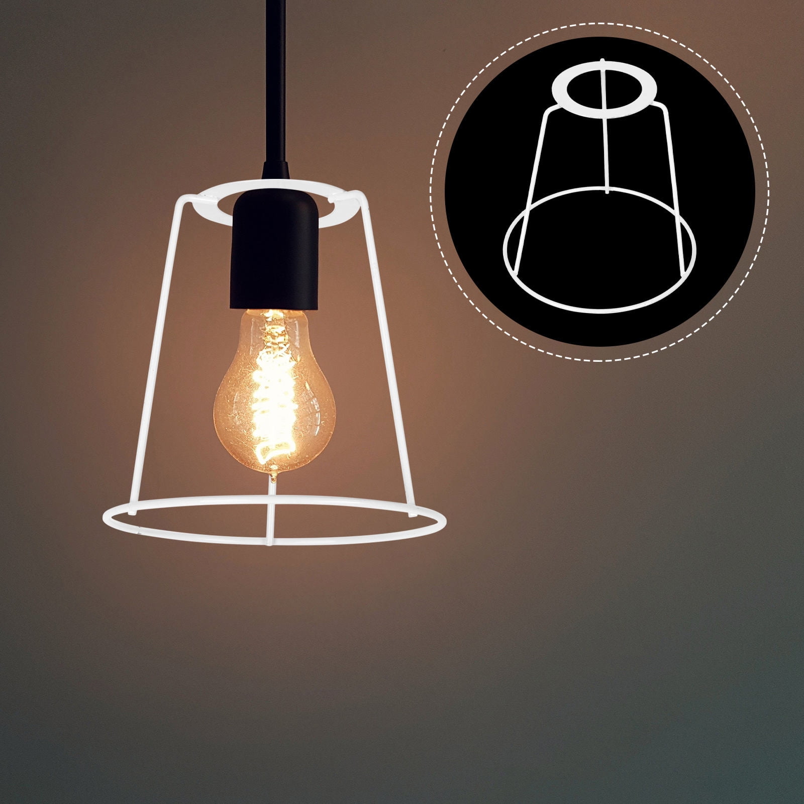 OHOIOLLA Lampshade Frame Wire Lampshade Frame Home Decoration 1Pack 4 ...