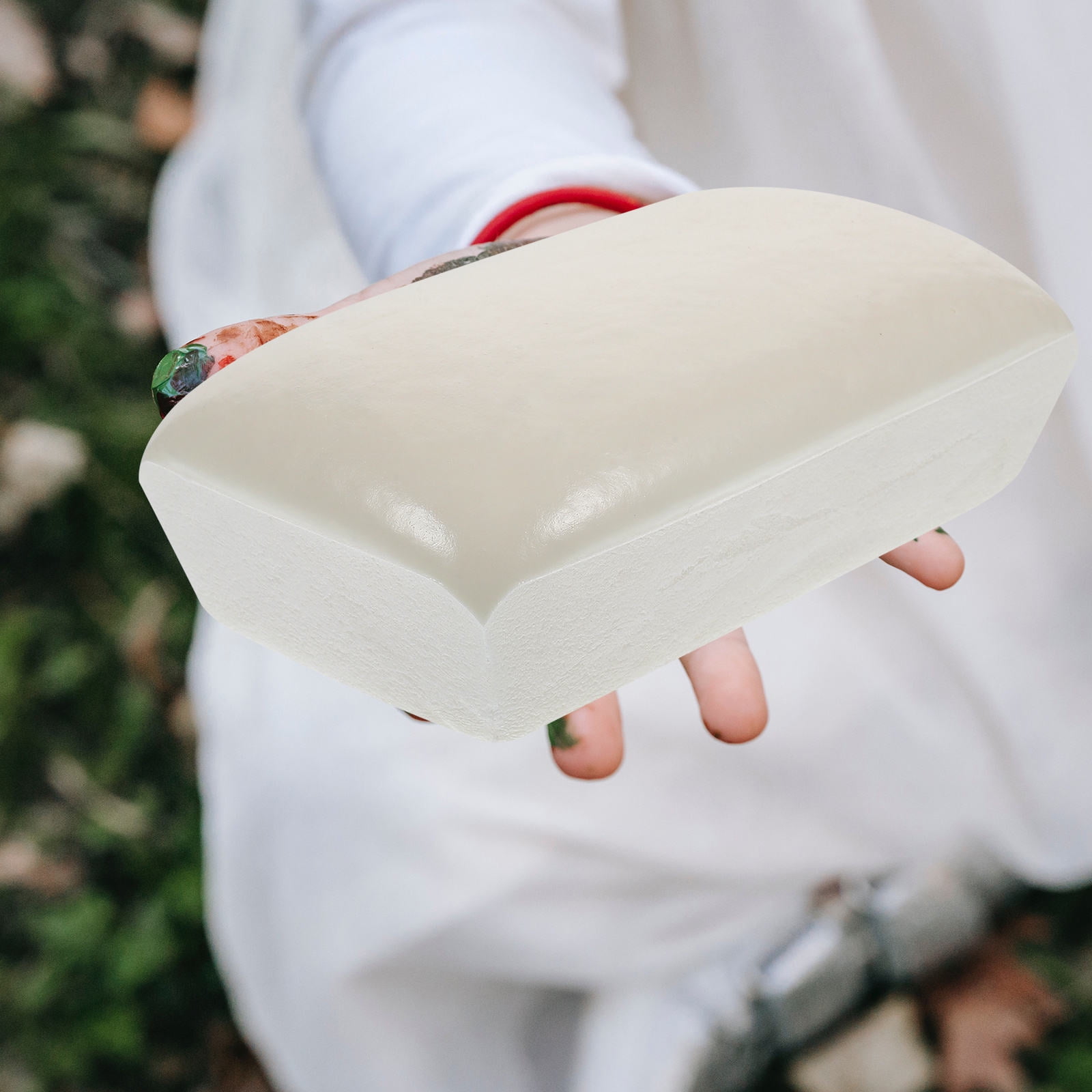 MLINS White PU Artificial Bread Model for Kids Playing with Realistic ...