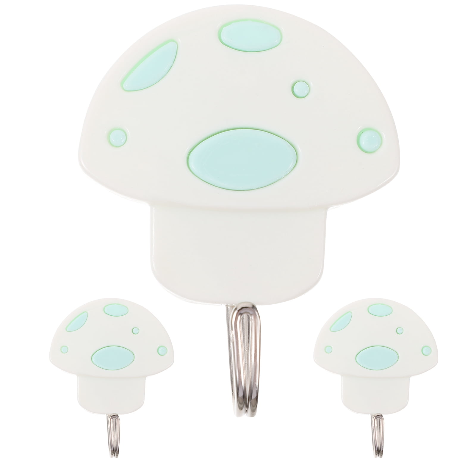 MLINS White Plastic Adhesive Hooks for Hanging Things in Bedroom or ...