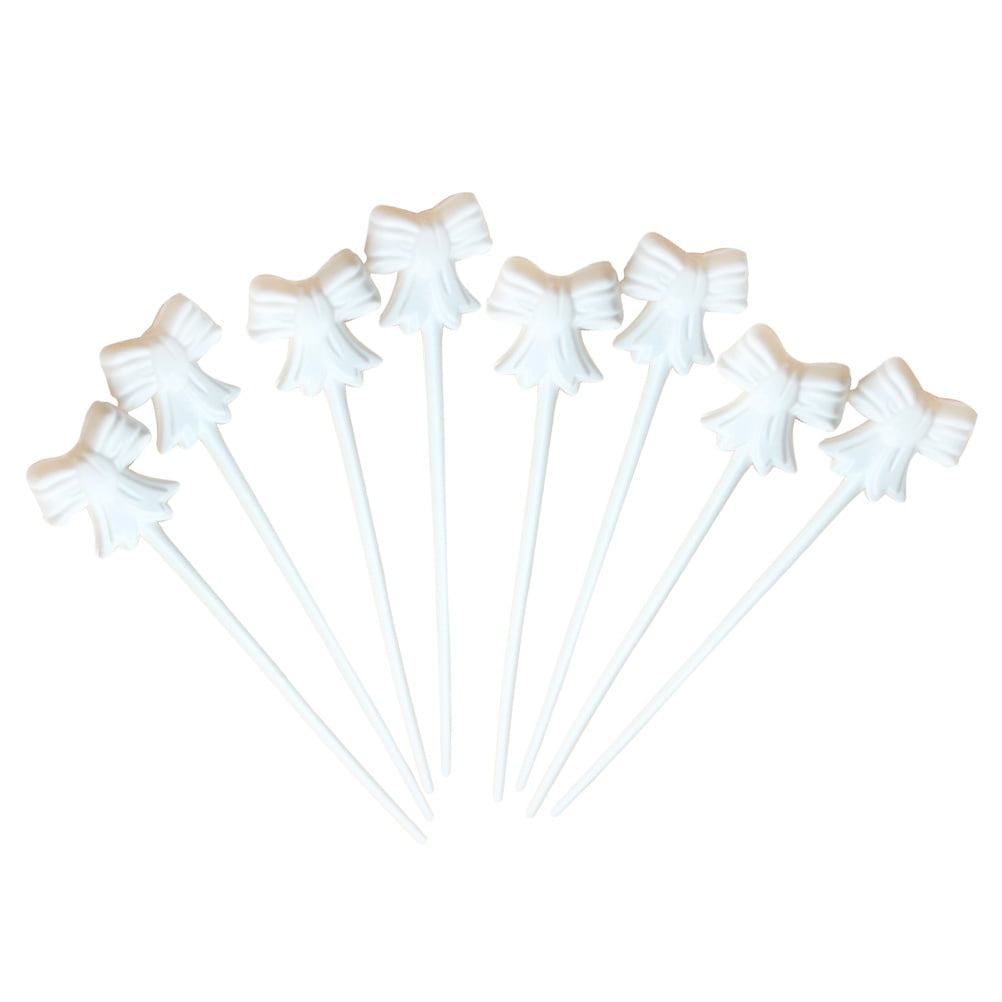 MLINS White Plastic Balloon Rods Sturdy and Precise Design for Holding ...