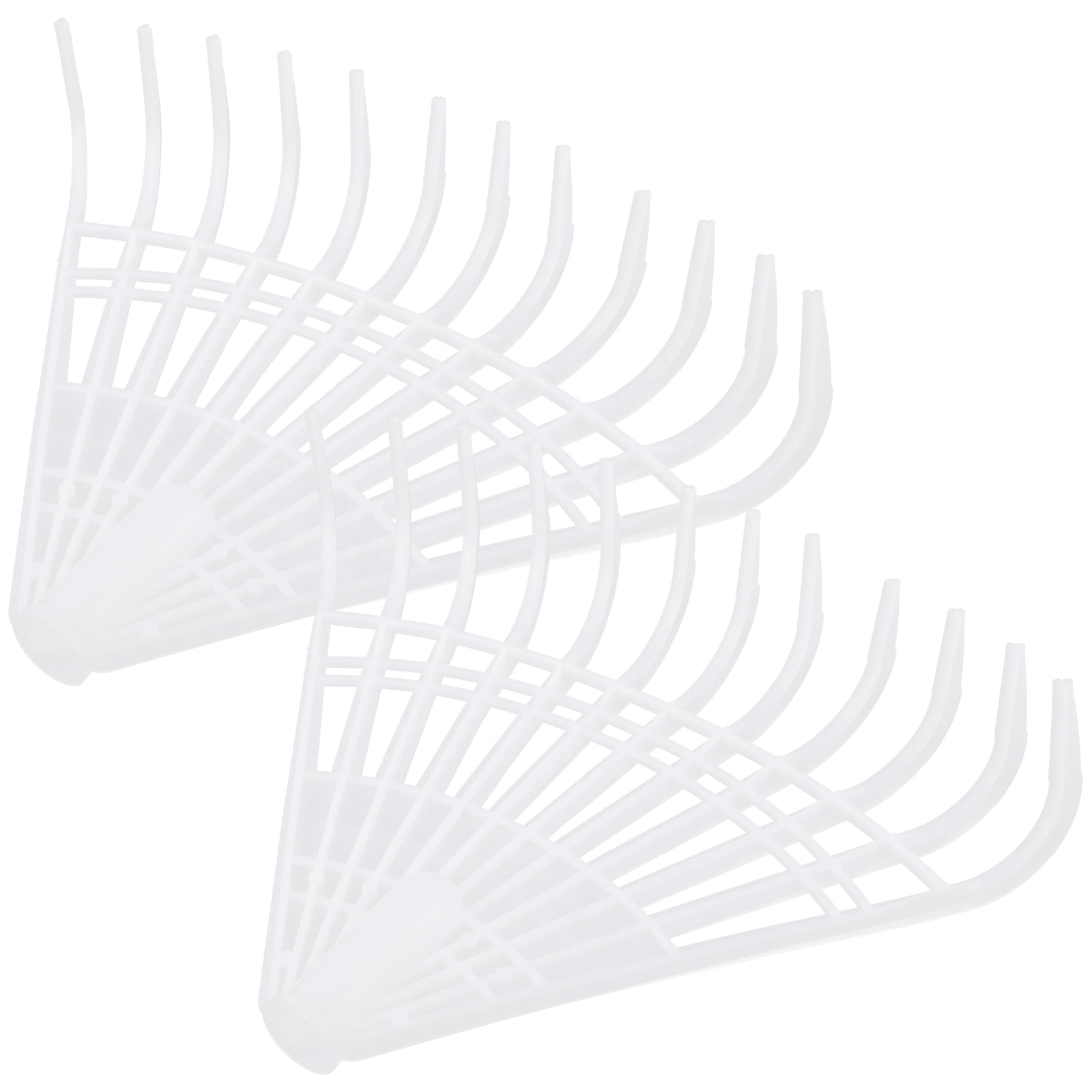 MLINS White Plastic Garden Rake for Cleaning Leaves and Weeds in Garden ...