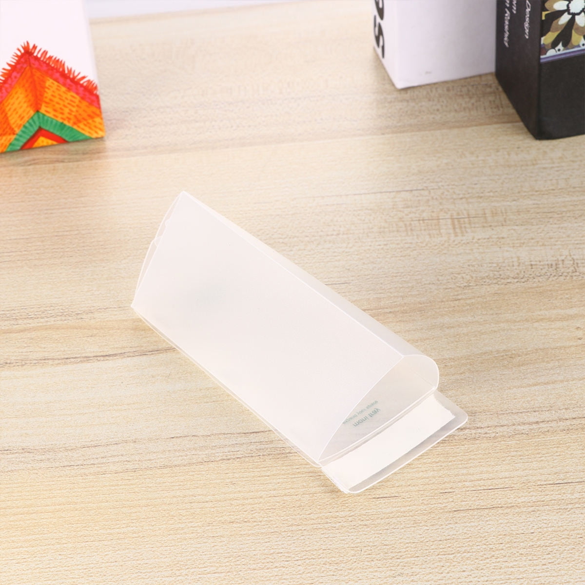 MLINS White Plastic Pen Holder with Side Pocket for Computer Monitor ...