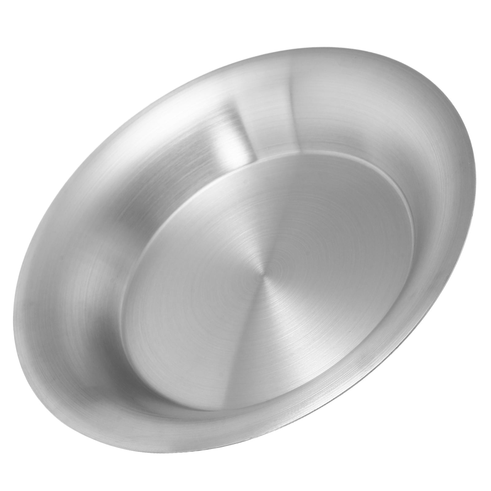 MLINS Wide Rimmed Pasta Bowl Stainless Steel Salad Bowl Metal Food Bowl ...