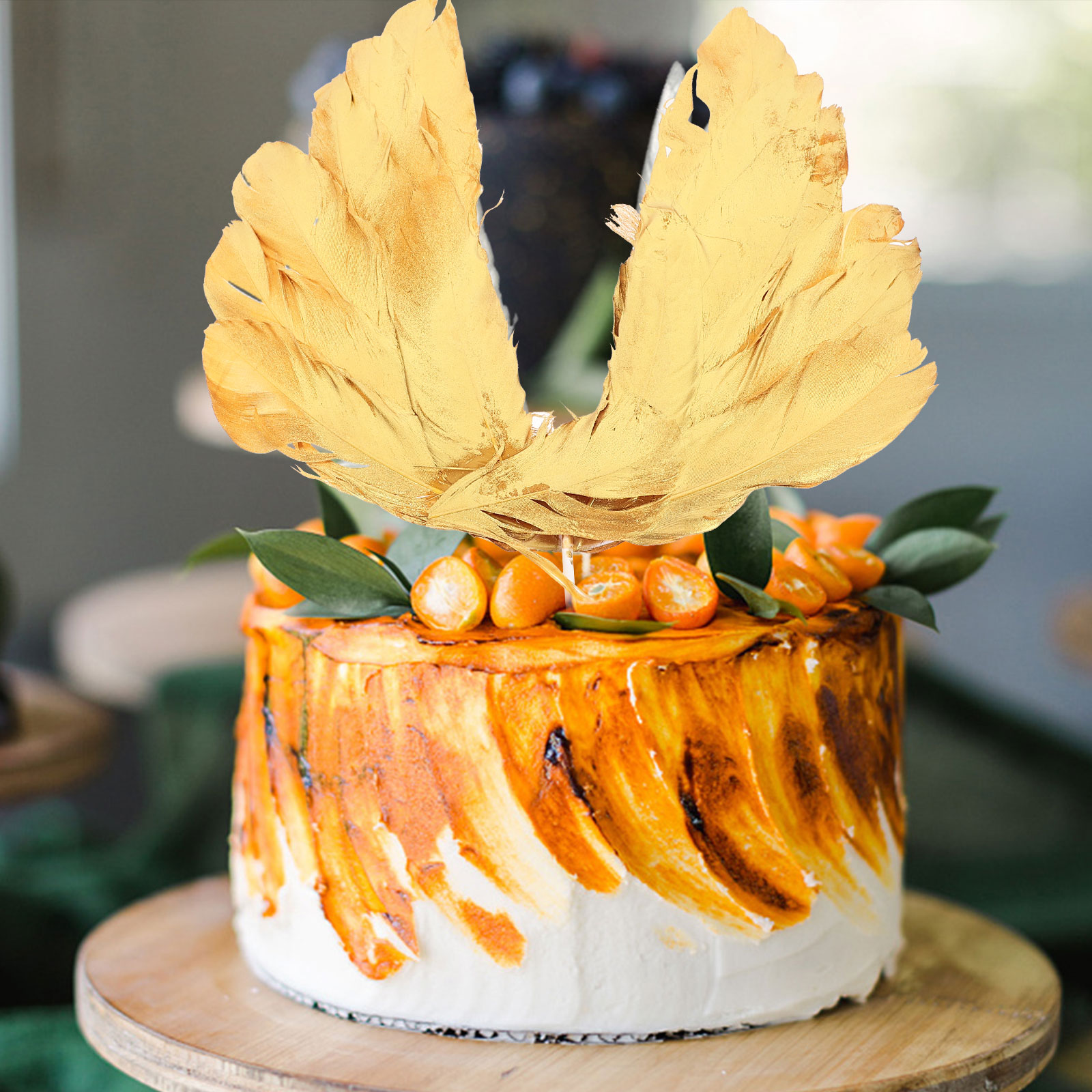 MLINS Wing Cake Topper for Decor Assorted Color Paper Material Easy to ...