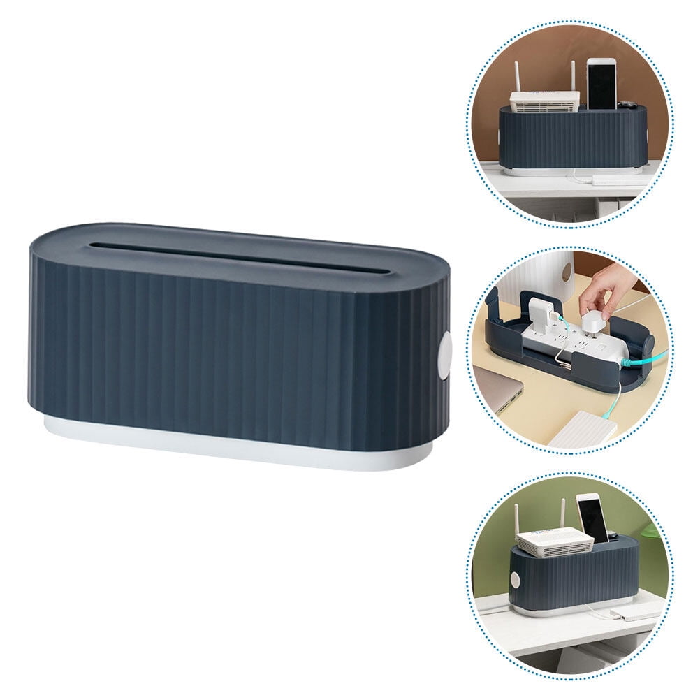 MLINS Wire Storage Box Cable Plug Organizer Home Office - Walmart.com