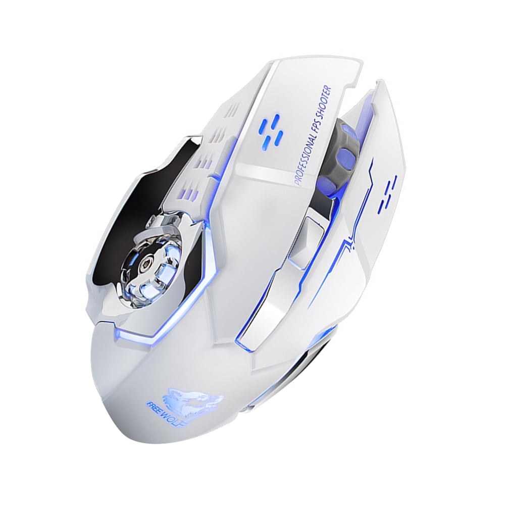 MLINS Wireless Gaming Mouse Portable Charging Game Luminous Computer ...