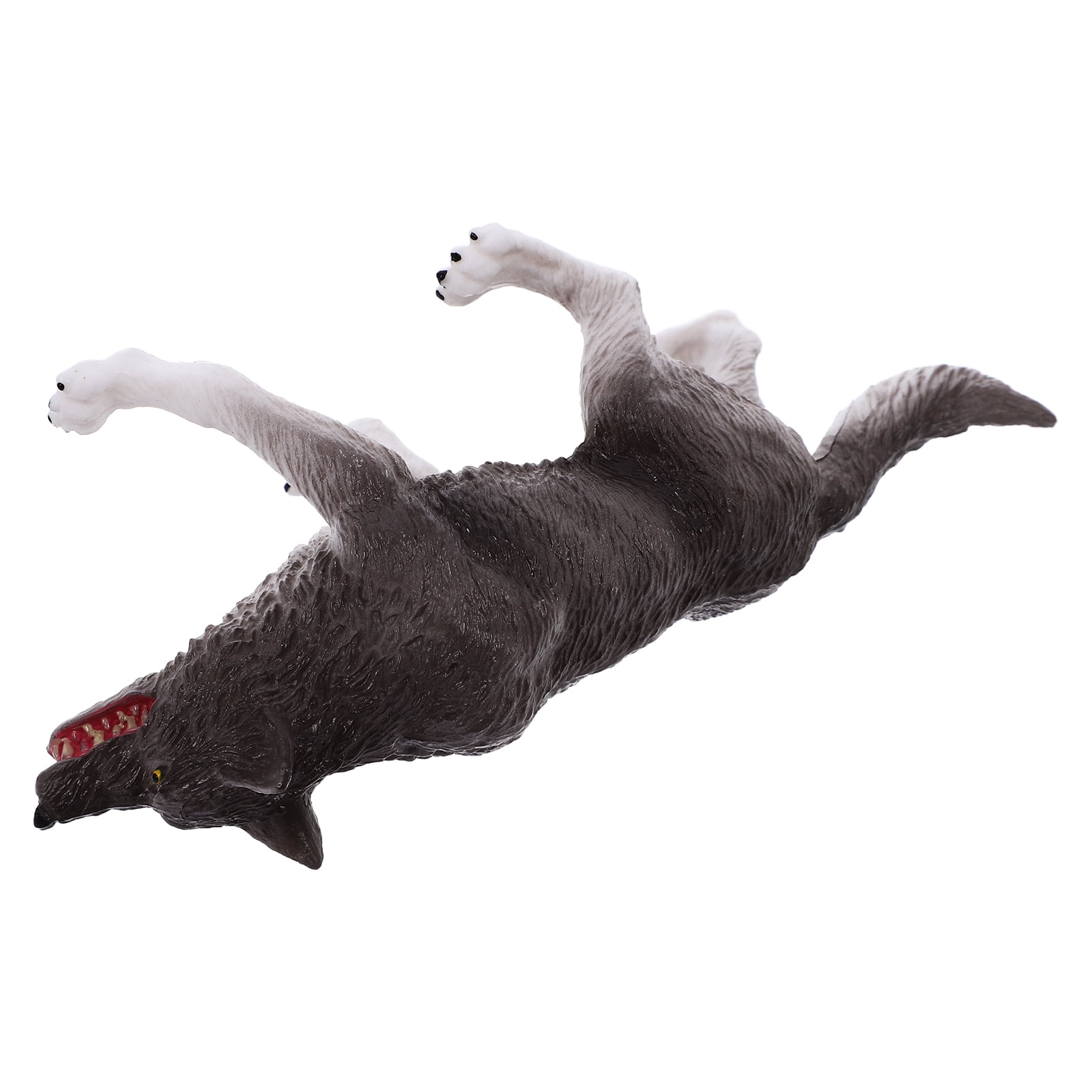MLINS Wolf Model Simulated Wolf Figurine Children Wolf Statue Toy Wolf ...