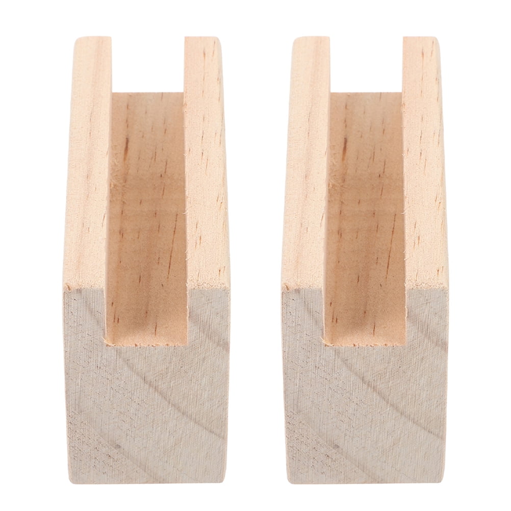 MLINS Wood Bed Risers for Furniture with Light Yellow Color Elevate ...