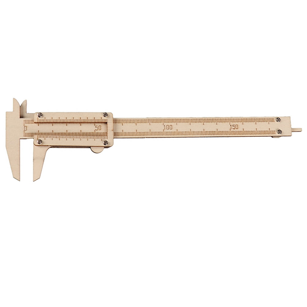 MLINS Wood Beige Ruler for Math Durable Lightweight with Clear Printing ...