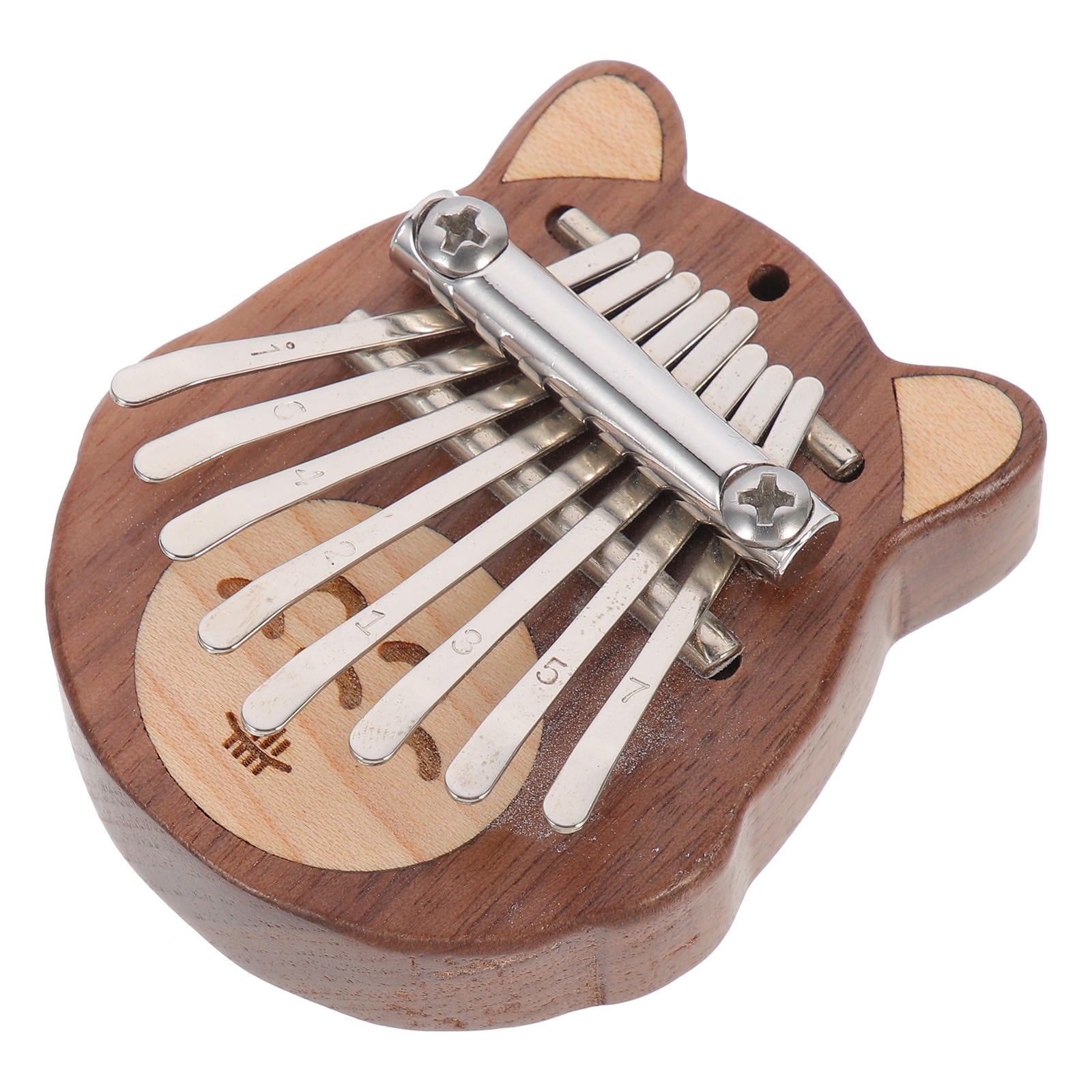 MLINS Wood Kalimba Thumb Piano for Children with Clear Sound Portable ...