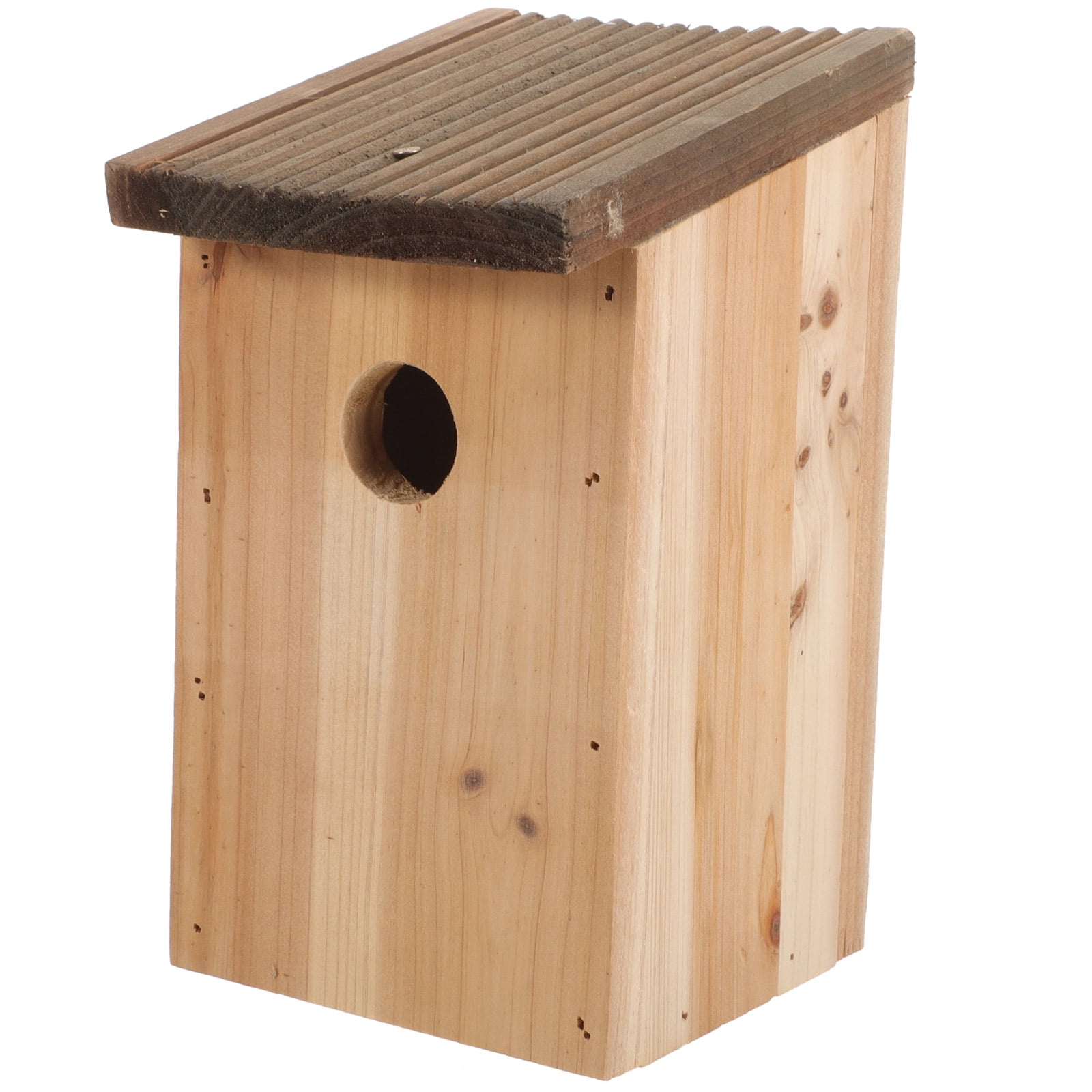 MLINS Wood Parakeet Nesting Box Budgie Cockatiel Breeding Box Bird ...